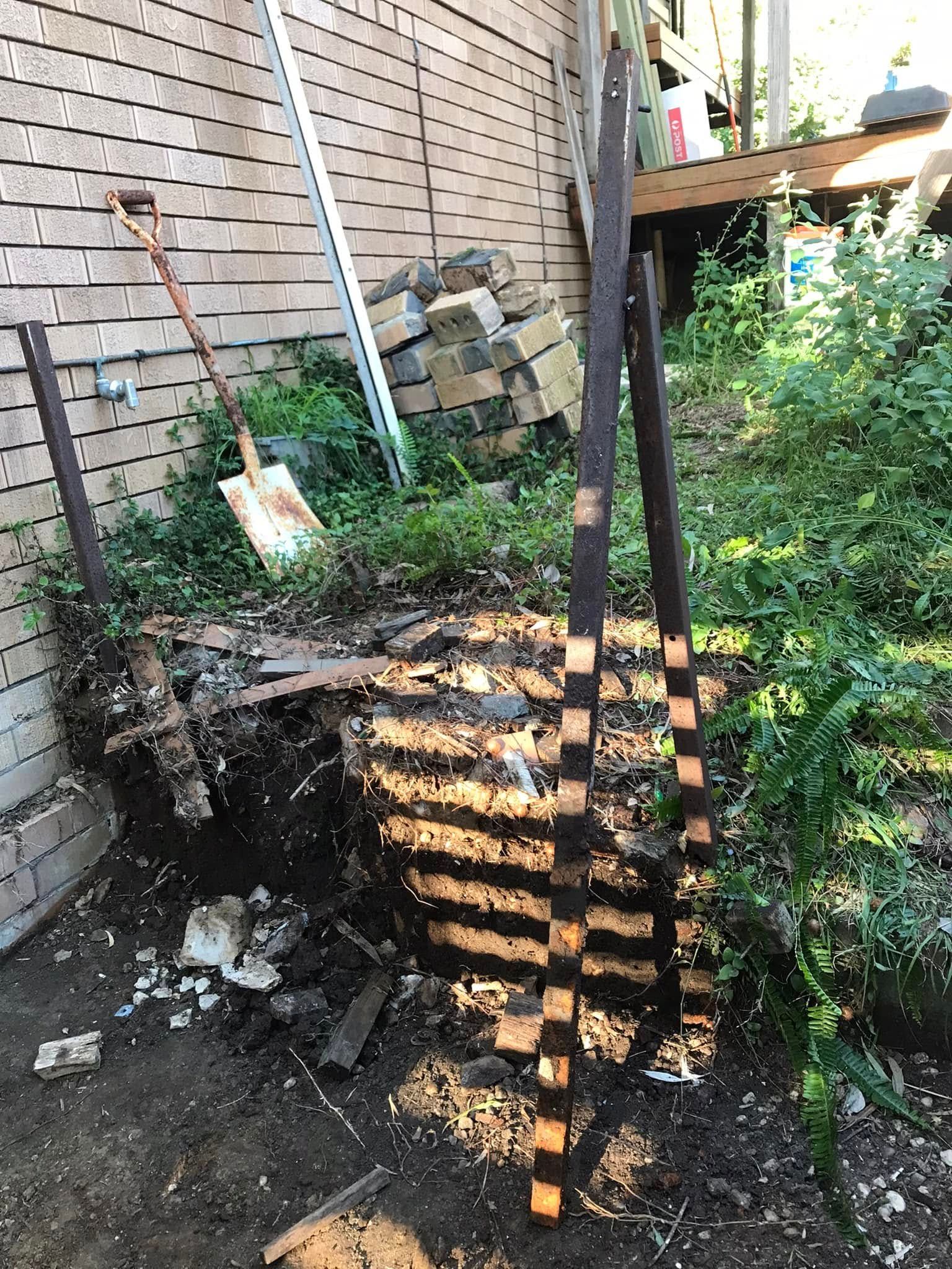 Gabion retaing wall and gabion steps | Bunnings Workshop community