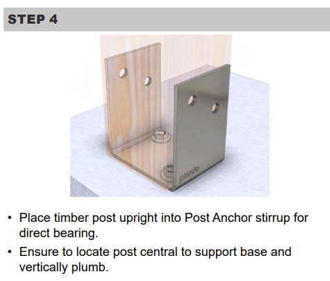 How do I install bolt-down post anchors? | Bunnings Workshop community