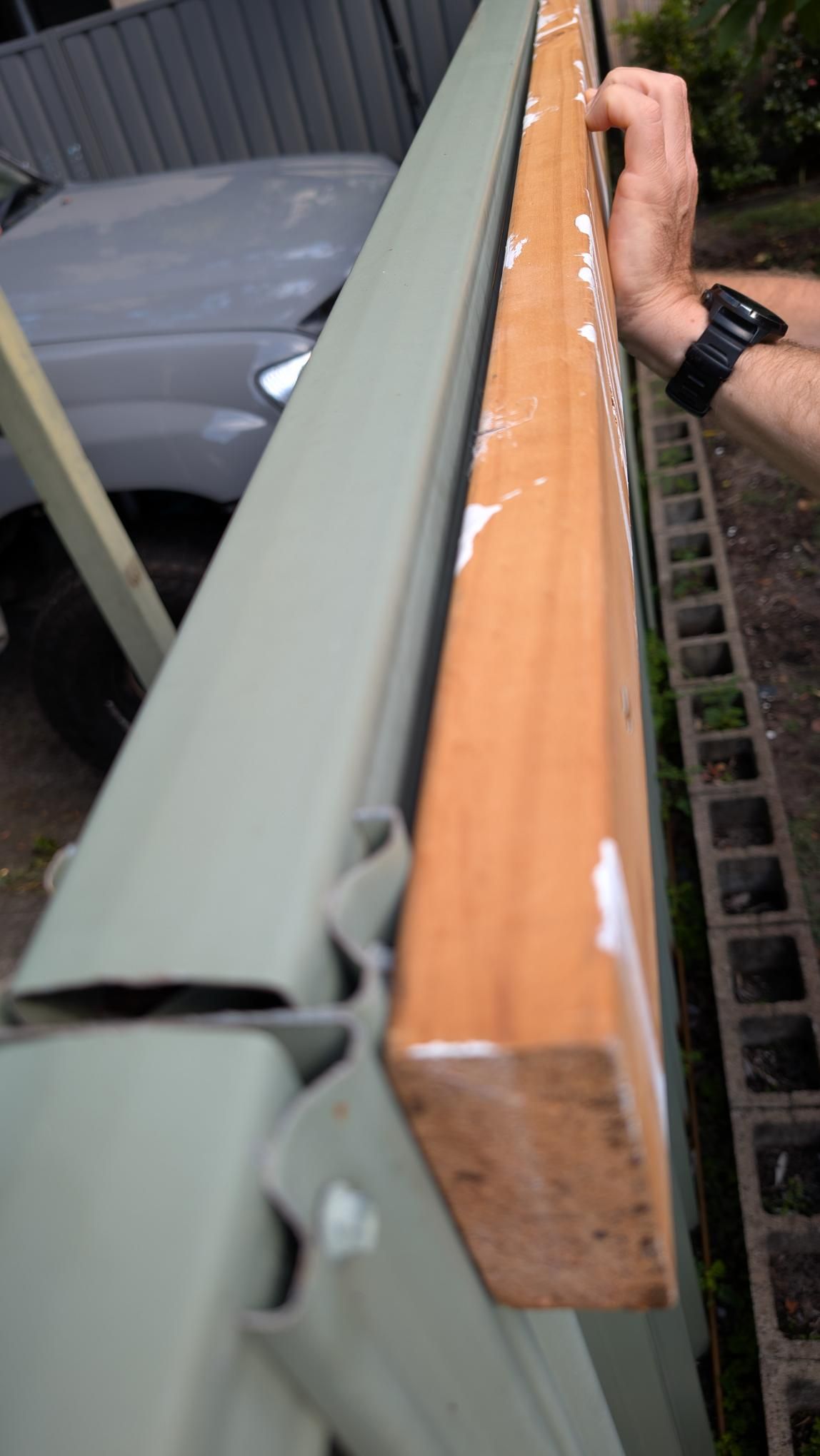 How to attach SpecRite 1800 x 902mm Pre-... | Bunnings Workshop community