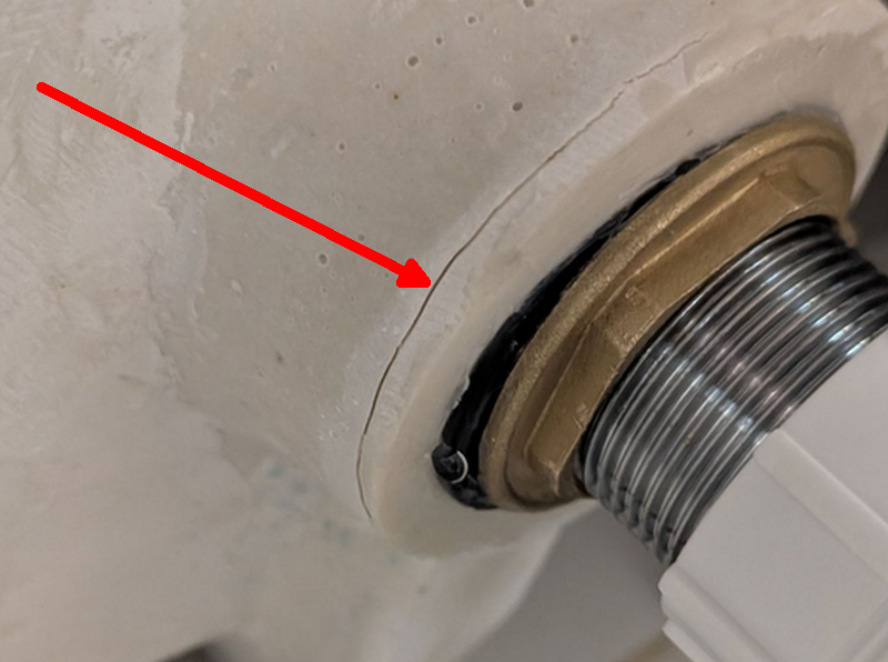 How to seal Kinetic 32mm basin waste lea... | Bunnings Workshop community