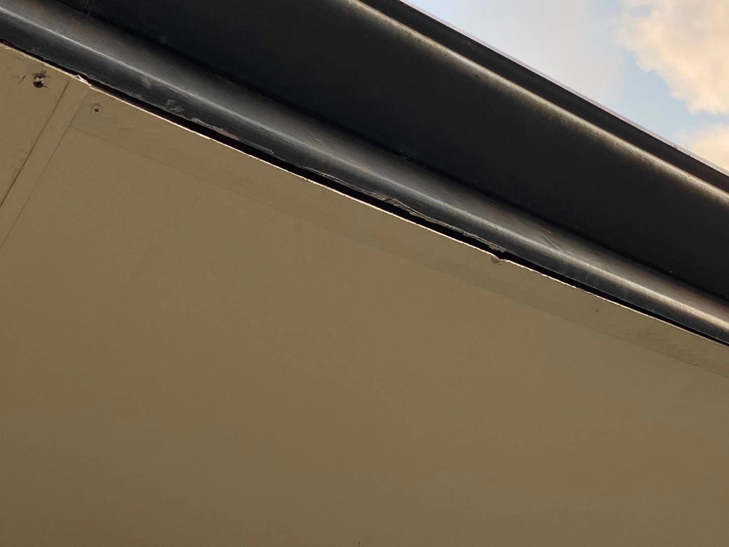 How to fix the drop eave sheet drop from... | Bunnings Workshop community