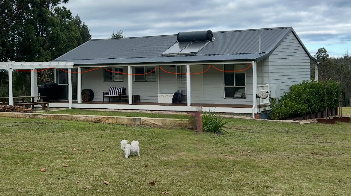 How to hang festoon lights along the ver... | Bunnings Workshop community