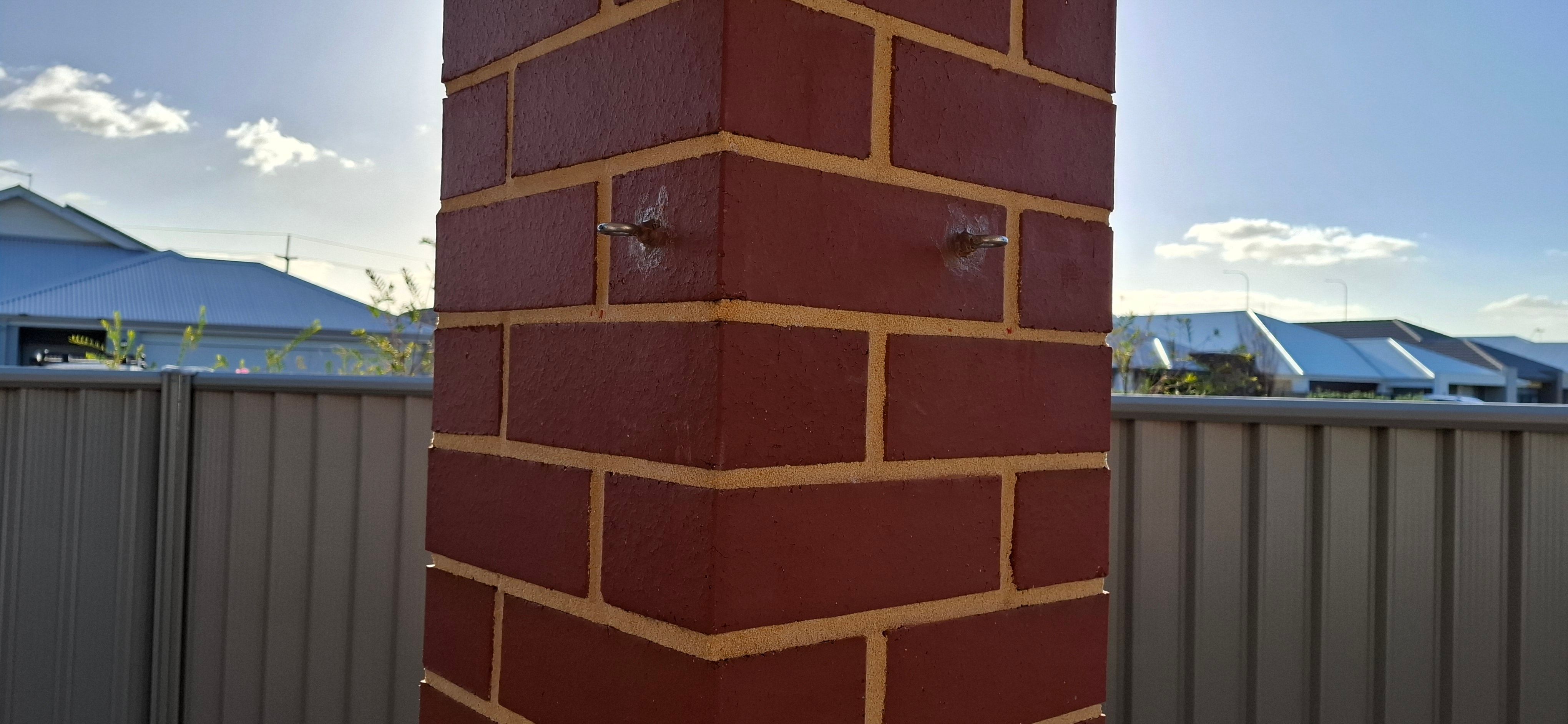 How to insert eye bolt into brick wall? | Bunnings Workshop community
