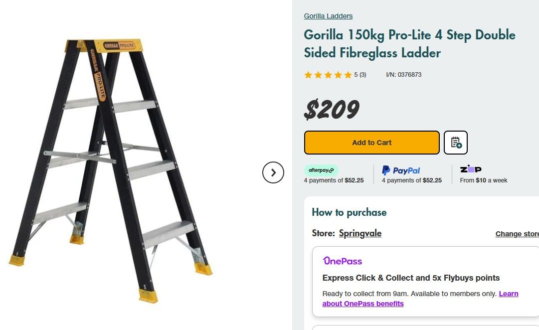 Solved: How to use a ladder safely? - Page 2 | Bunnings Workshop community