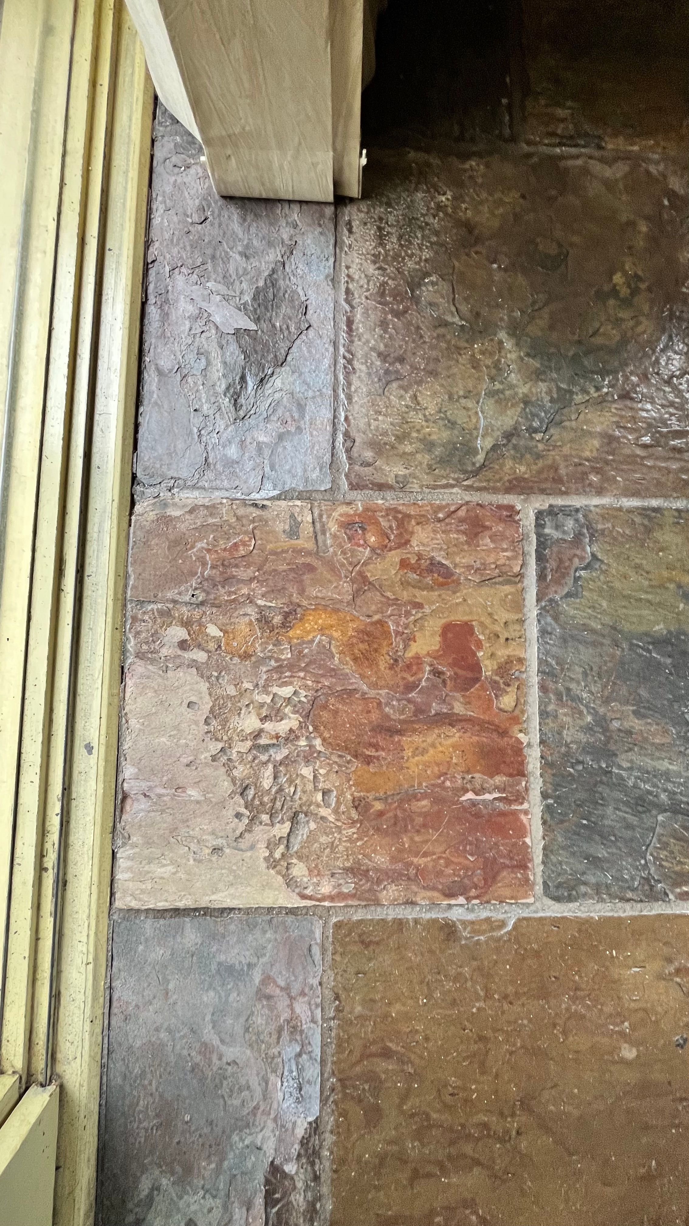 Solved: How to repair a damaged slate tile? | Bunnings Workshop community