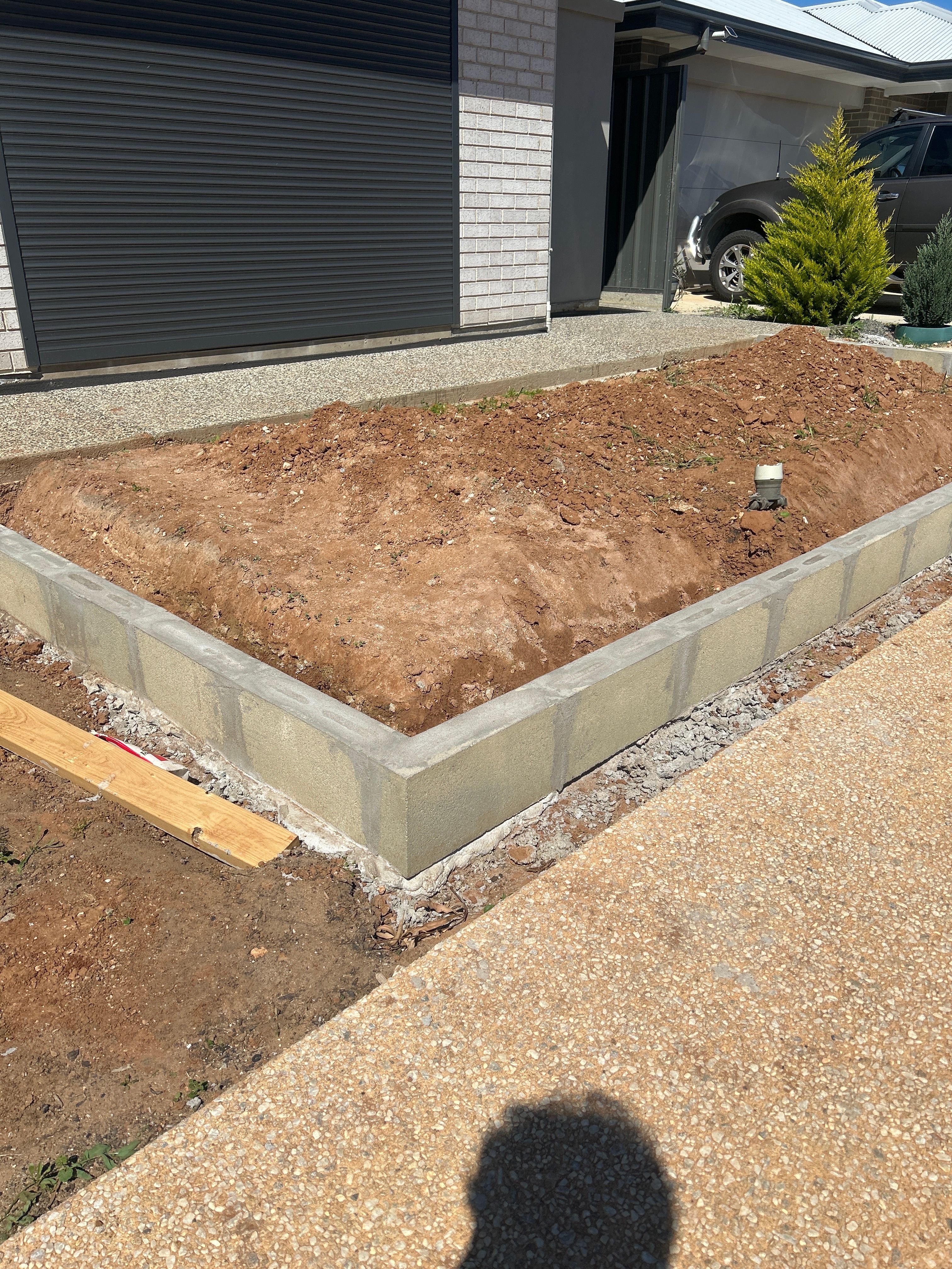 Solved: How to build garden bed with masonry blo... | Bunnings Workshop ...