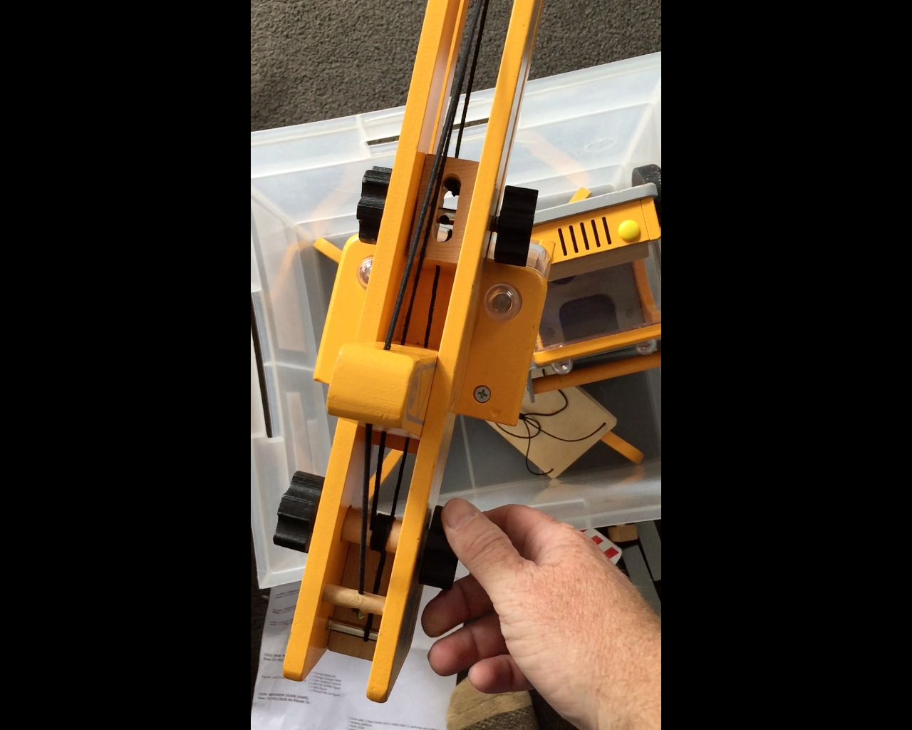 Tower crane prototype construction | Bunnings Workshop community