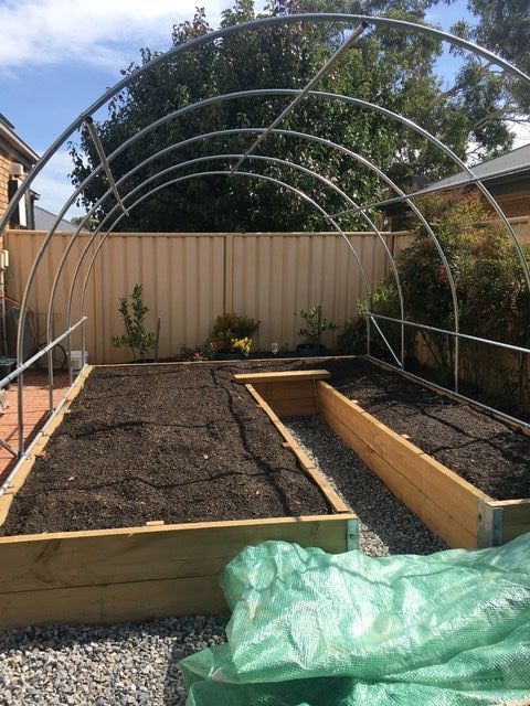Garden shade hoop house | Bunnings Workshop community