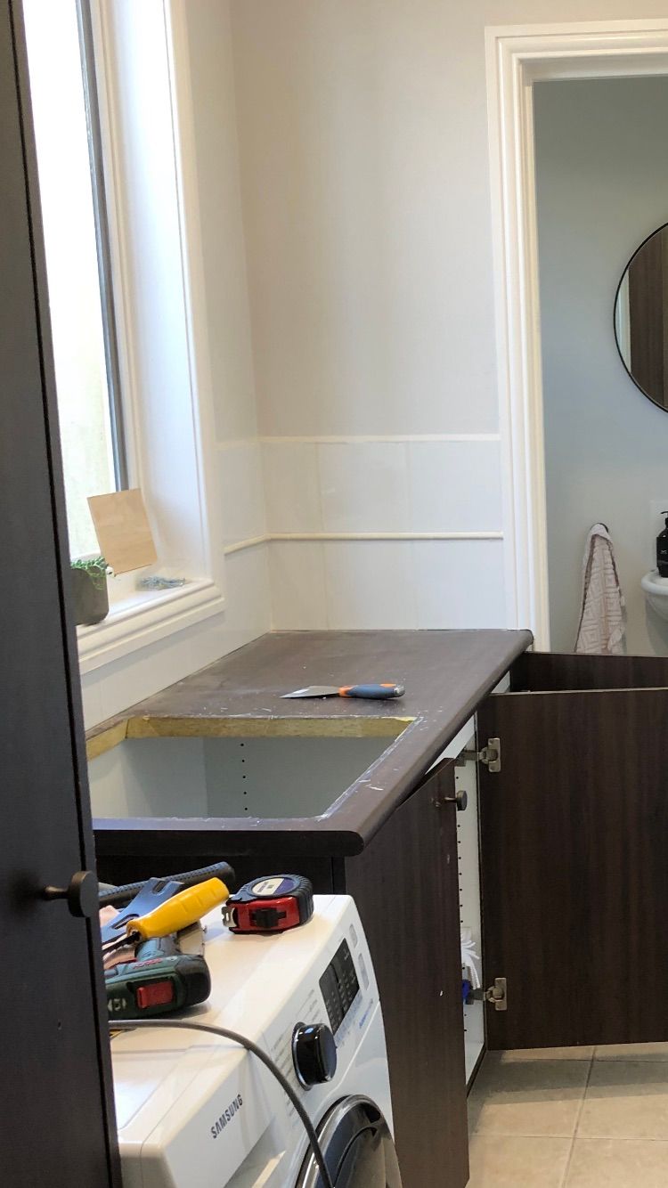 How to best remove a laundry benchtop? | Bunnings Workshop community