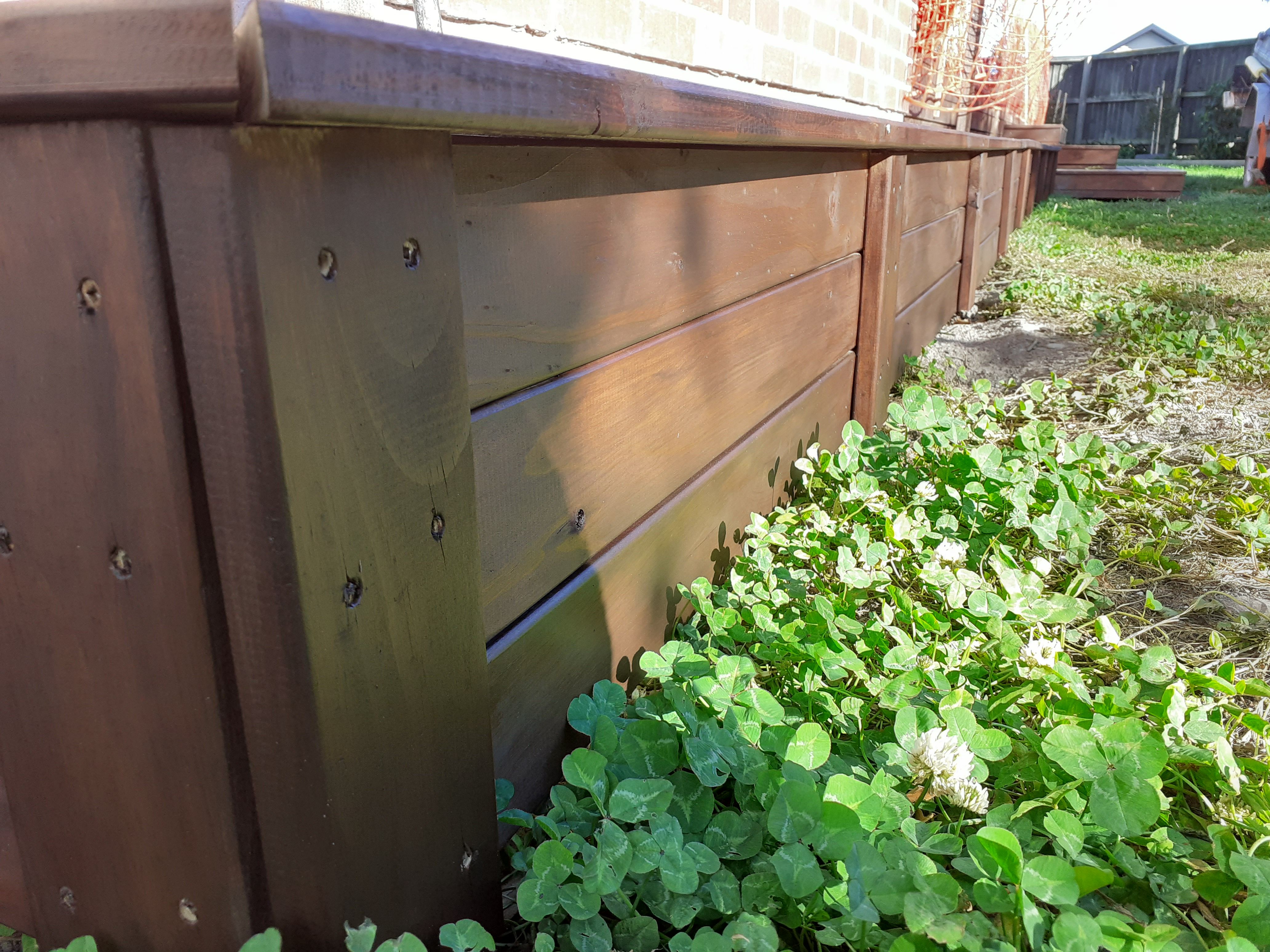 Garden Edging/Planter Boxes completed | Bunnings Workshop community