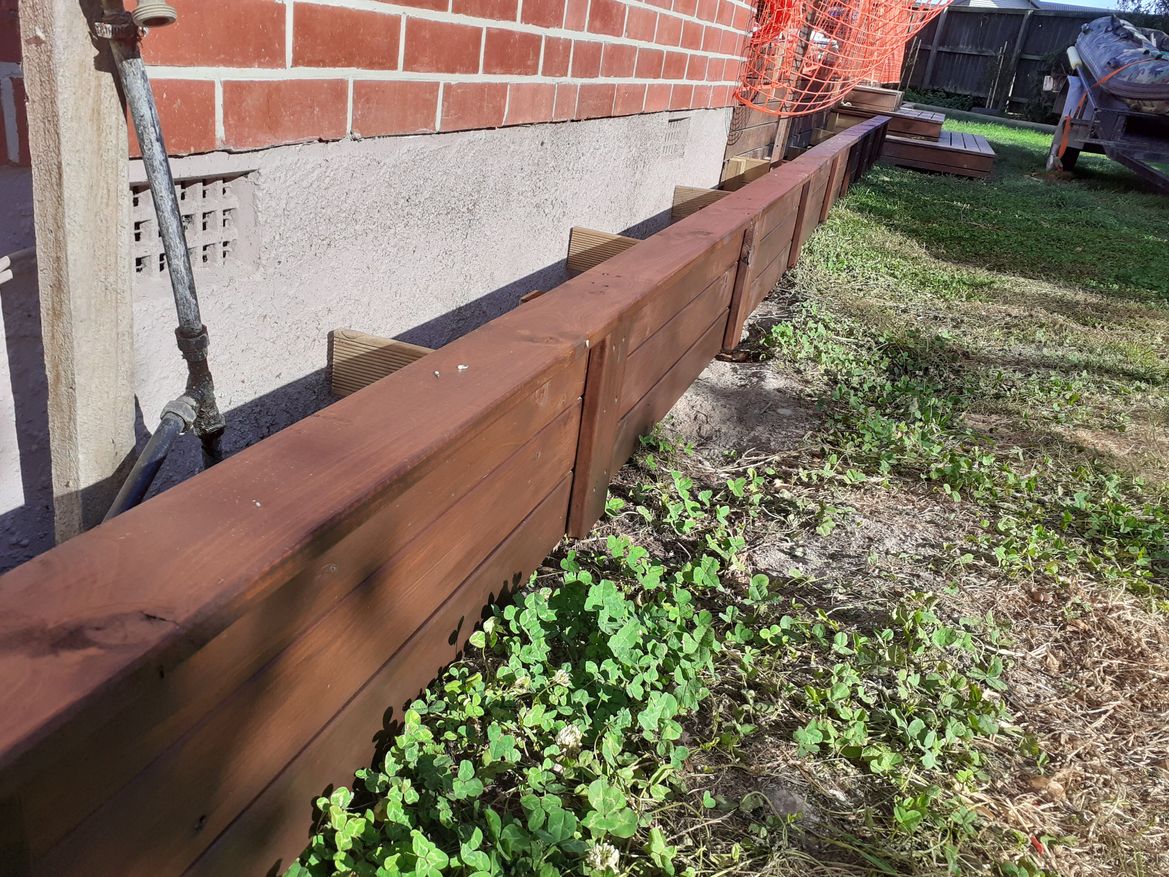 Garden Edging/Planter Boxes completed | Bunnings Workshop community