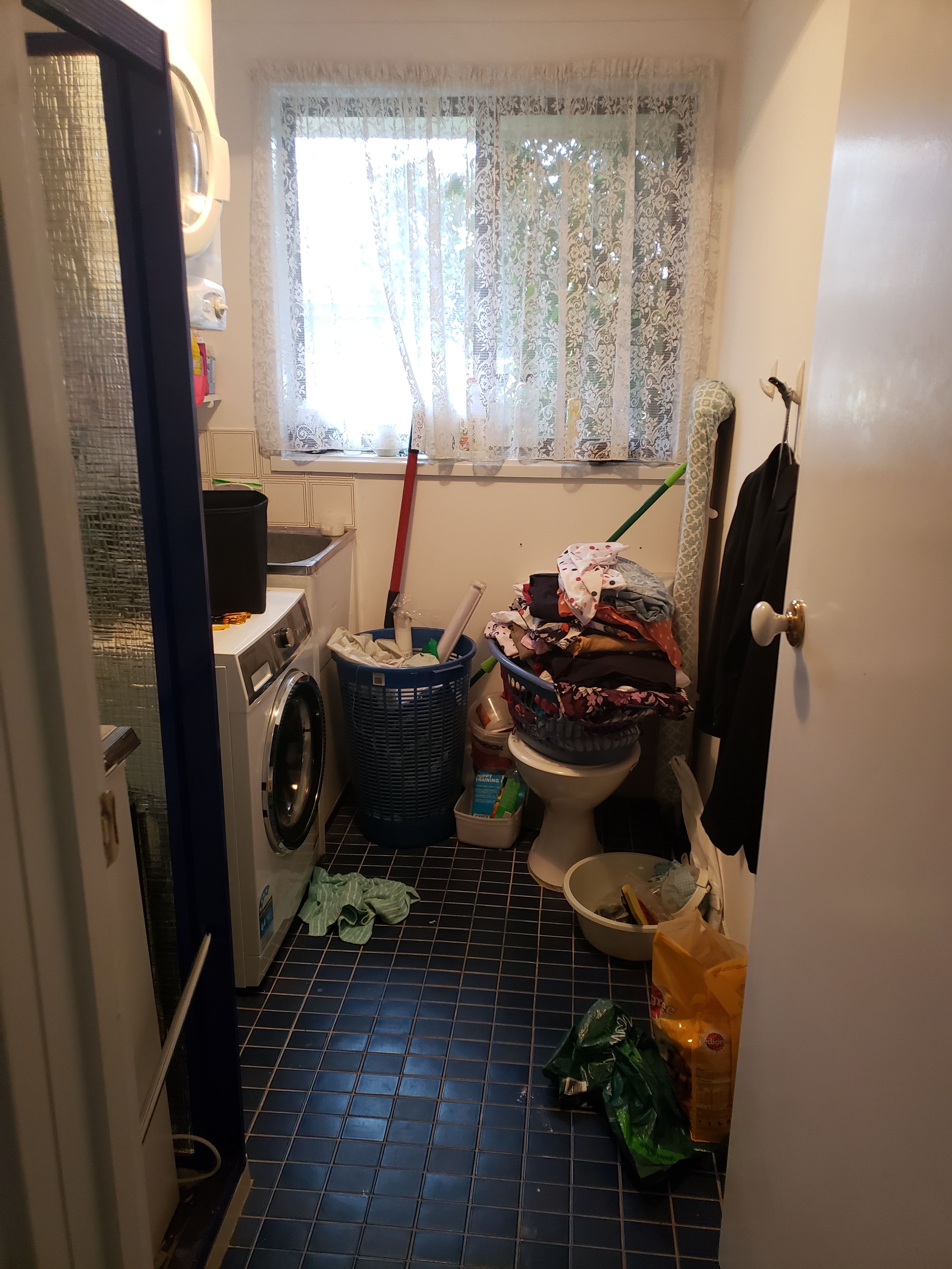 Solved: Ideas for small laundry reno - small bud... | Bunnings Workshop ...