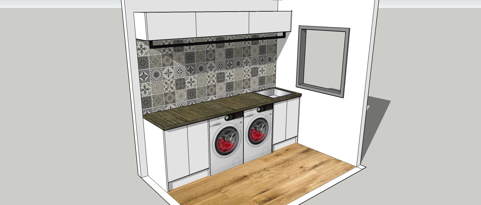 Solved: Ideas for small laundry reno - small bud... | Bunnings Workshop ...