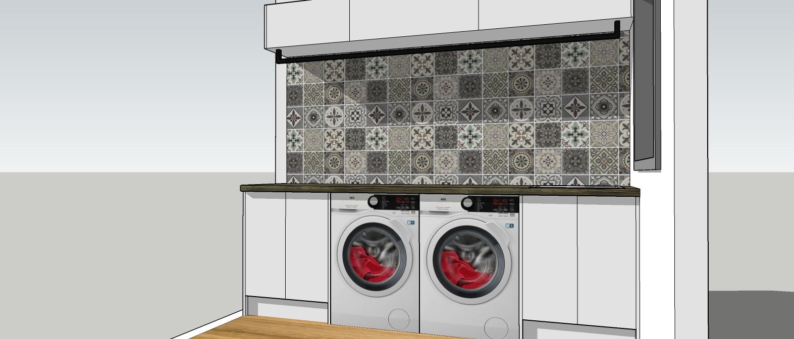 Solved: Ideas for small laundry reno - small bud... | Bunnings Workshop ...