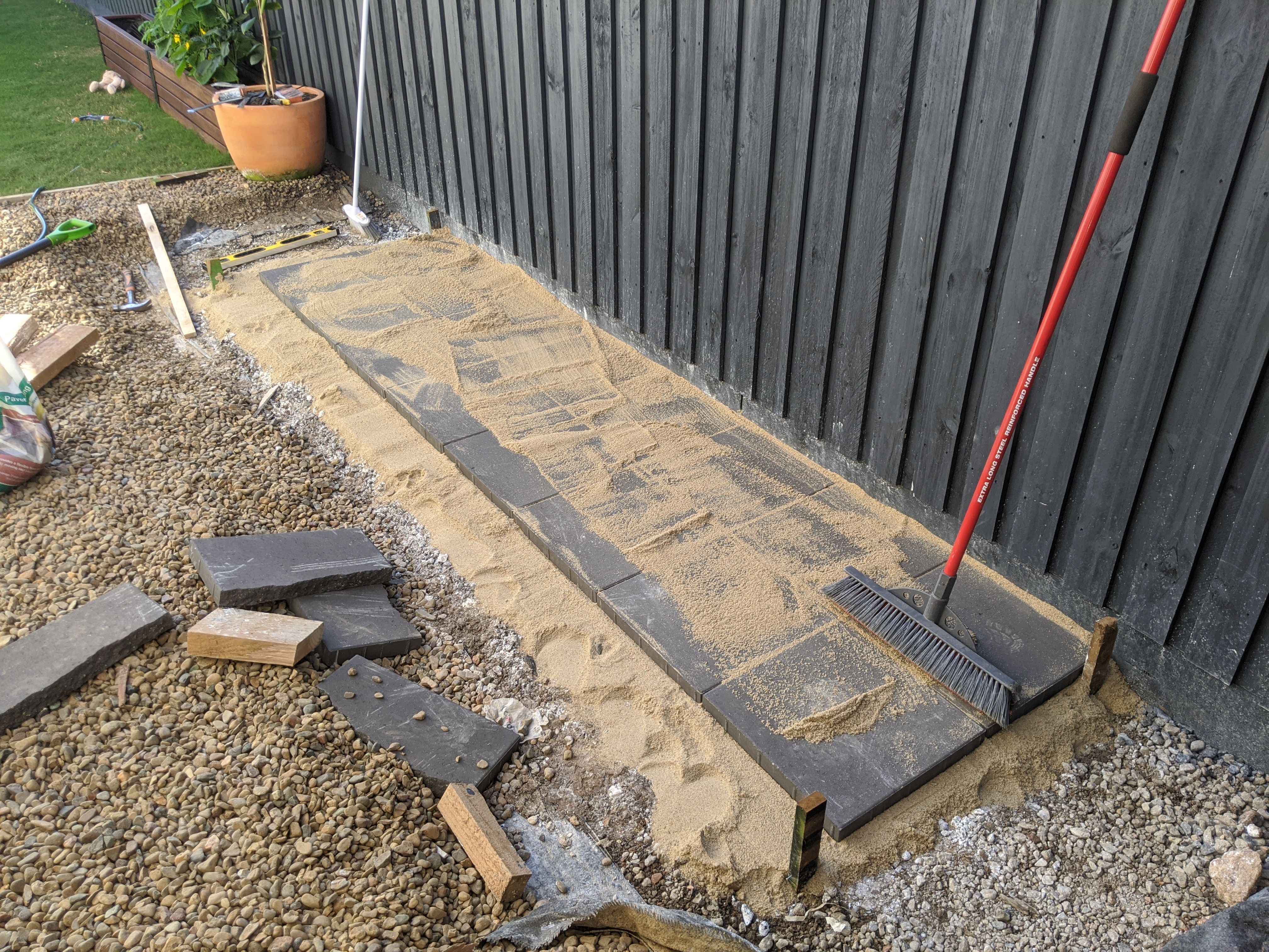 Absco shed built on block pavers | Bunnings Workshop community