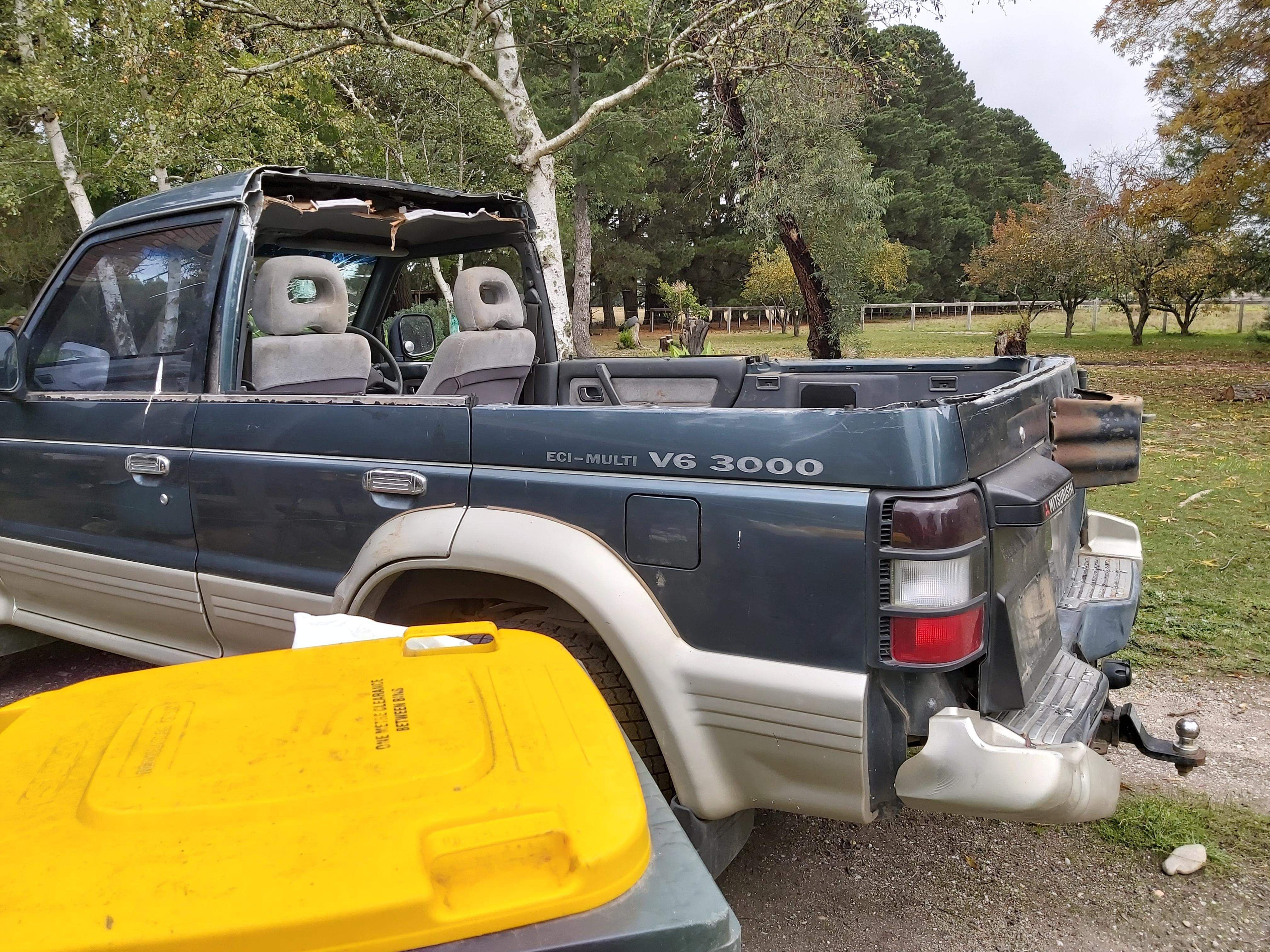 DIY ute from a Pajero | Bunnings Workshop community