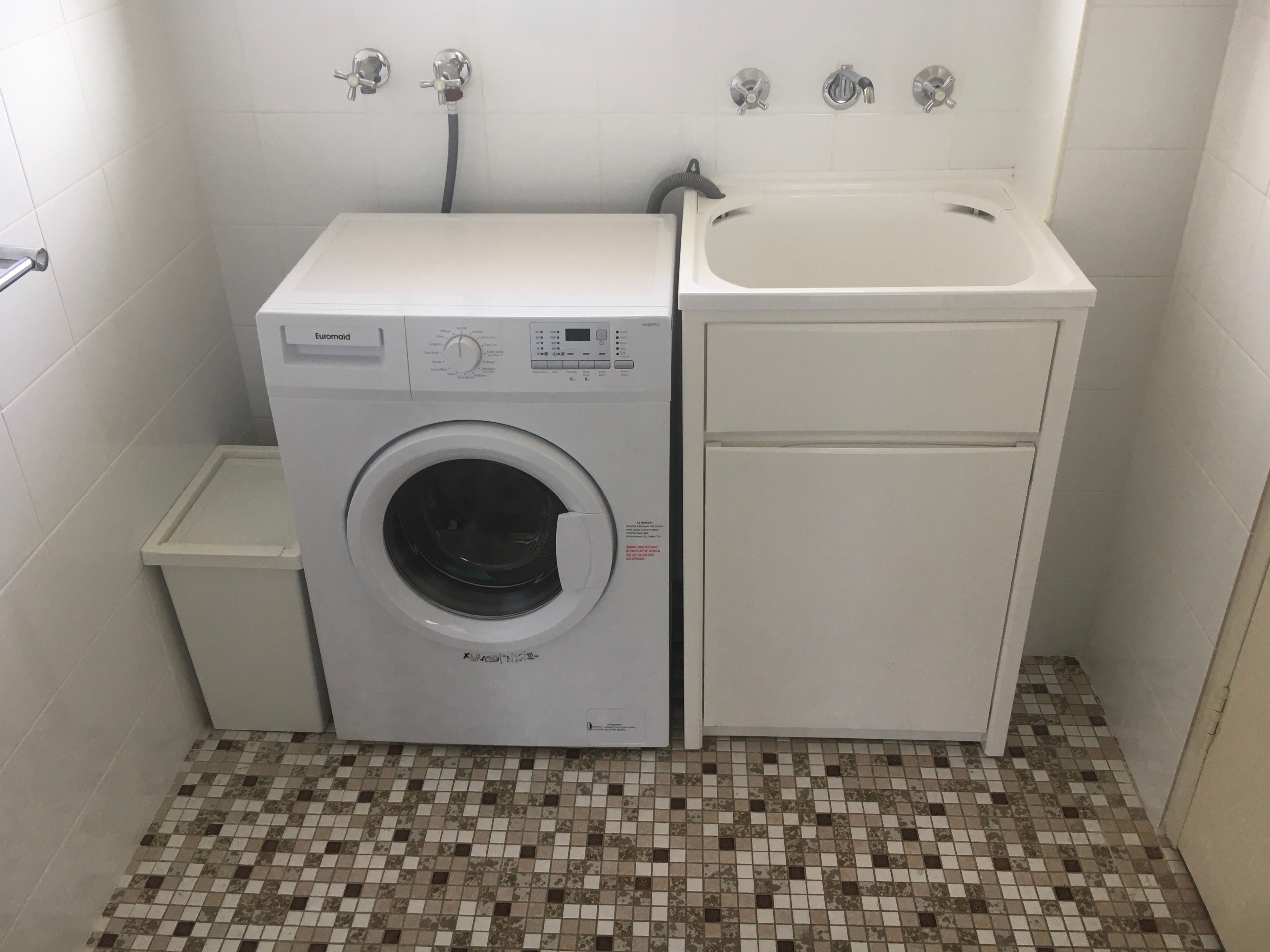 Laundry makeover with concealed washing ... | Bunnings Workshop community