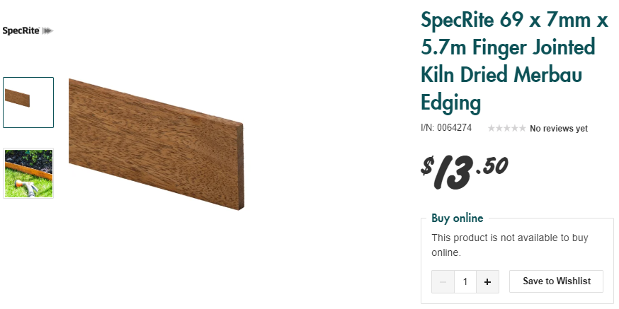 Solved: Flexible timber edging | Bunnings Workshop community