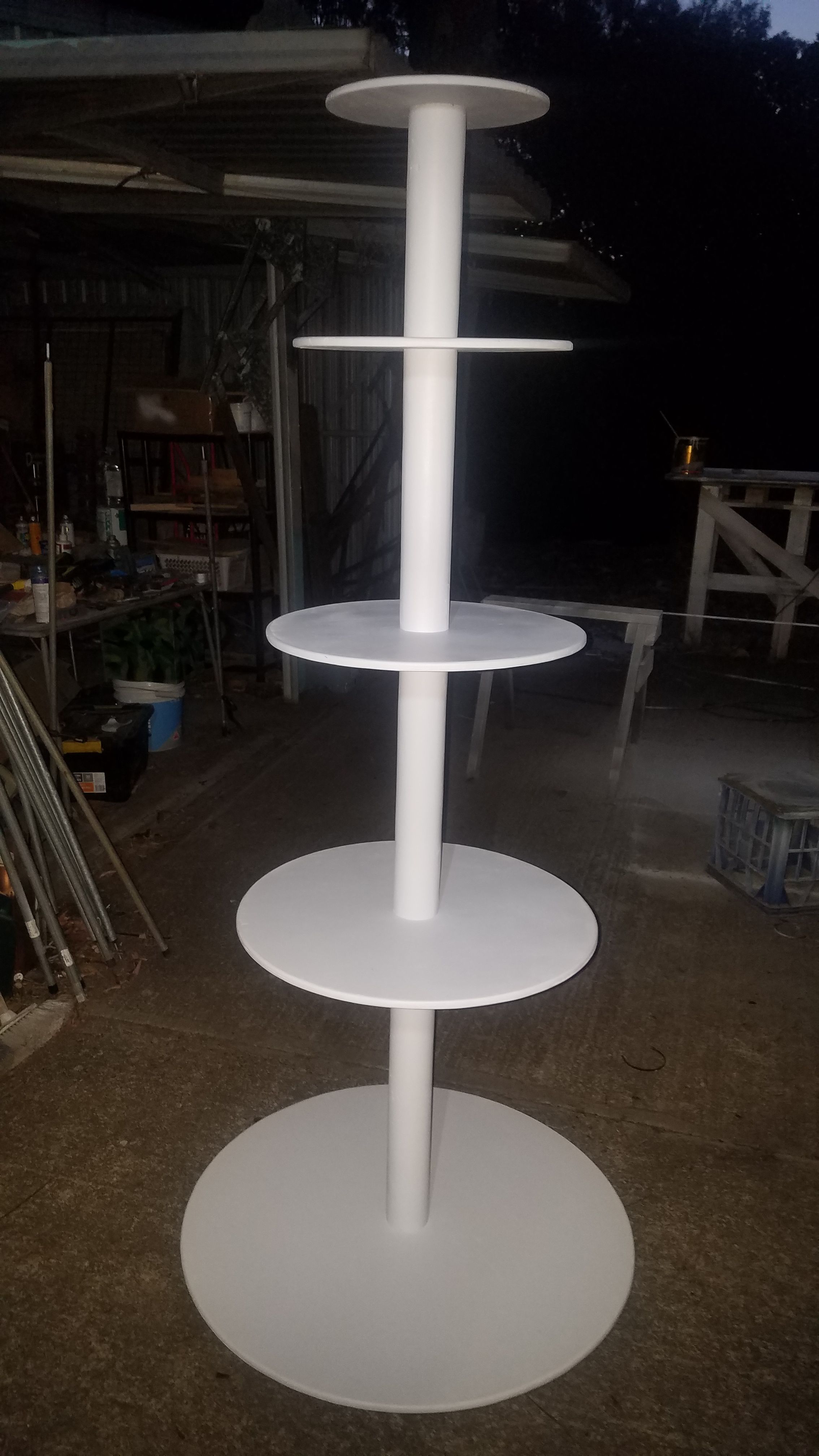 Christmas tree themed tiered shelf. | Bunnings Workshop community