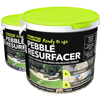 How to use pebble resurfacer on concrete... | Bunnings Workshop community