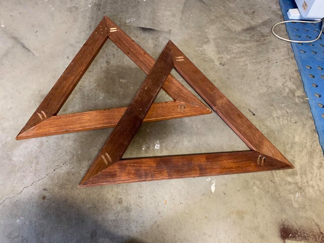 Triangular floating table | Bunnings Workshop community