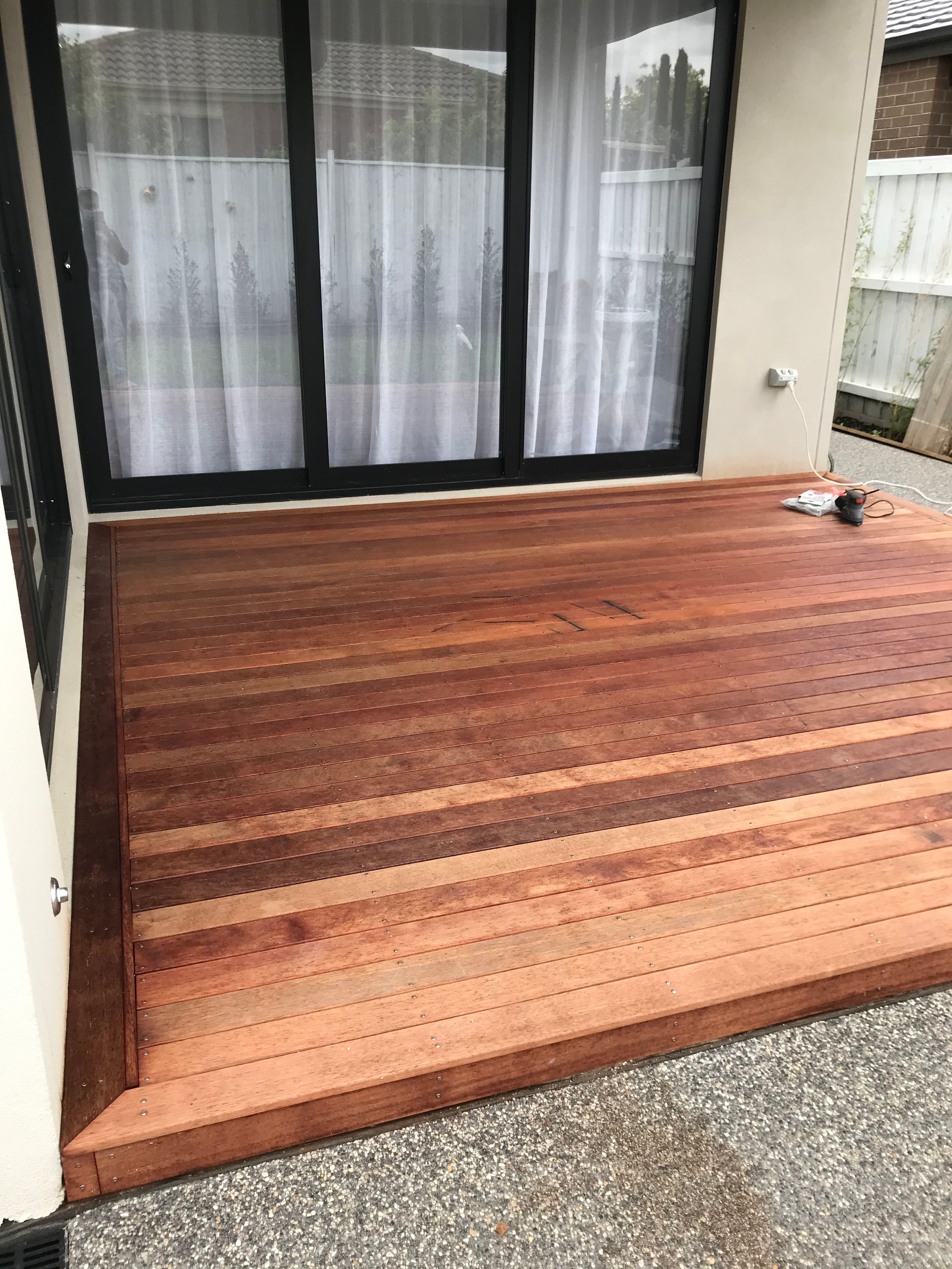 Low level deck on concrete slab | Bunnings Workshop community