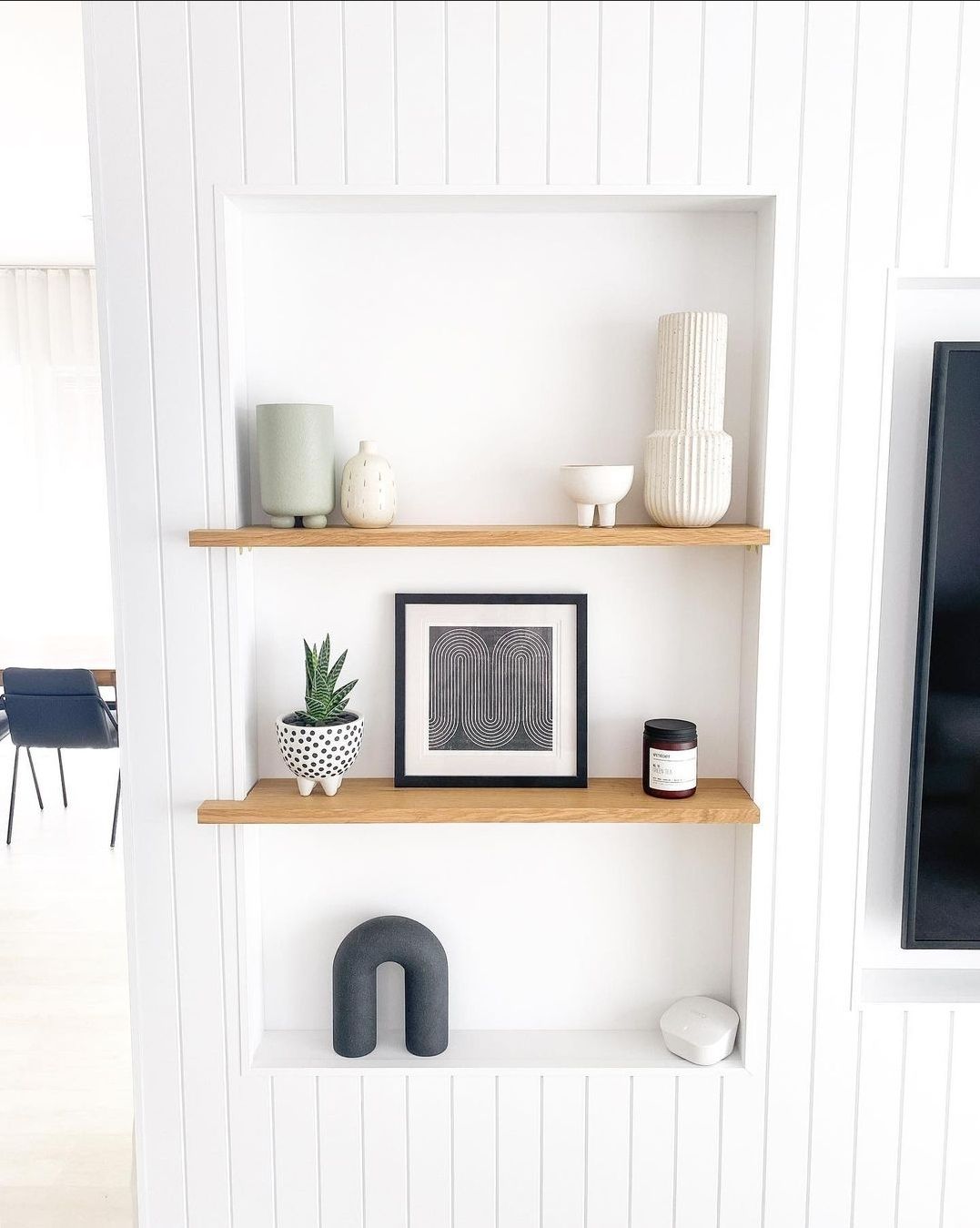 Recessed TV feature wall with easyVJ pan... | Bunnings Workshop community