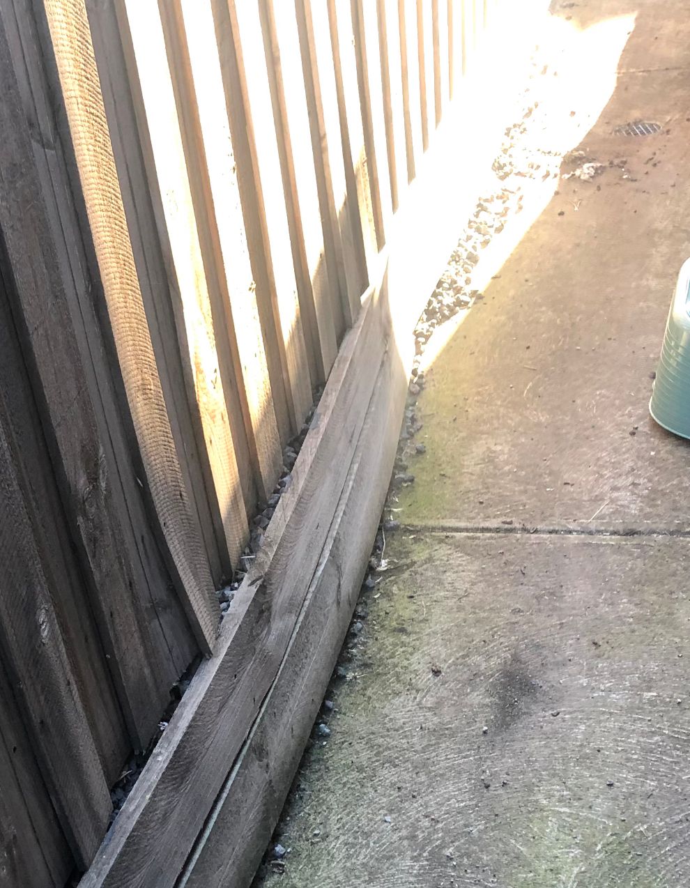 How best to reinforce a bulging fence? | Bunnings Workshop community