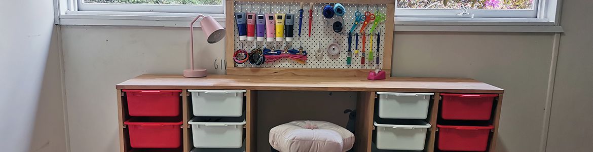 How to build a kids craft table with sto... | Bunnings Workshop community
