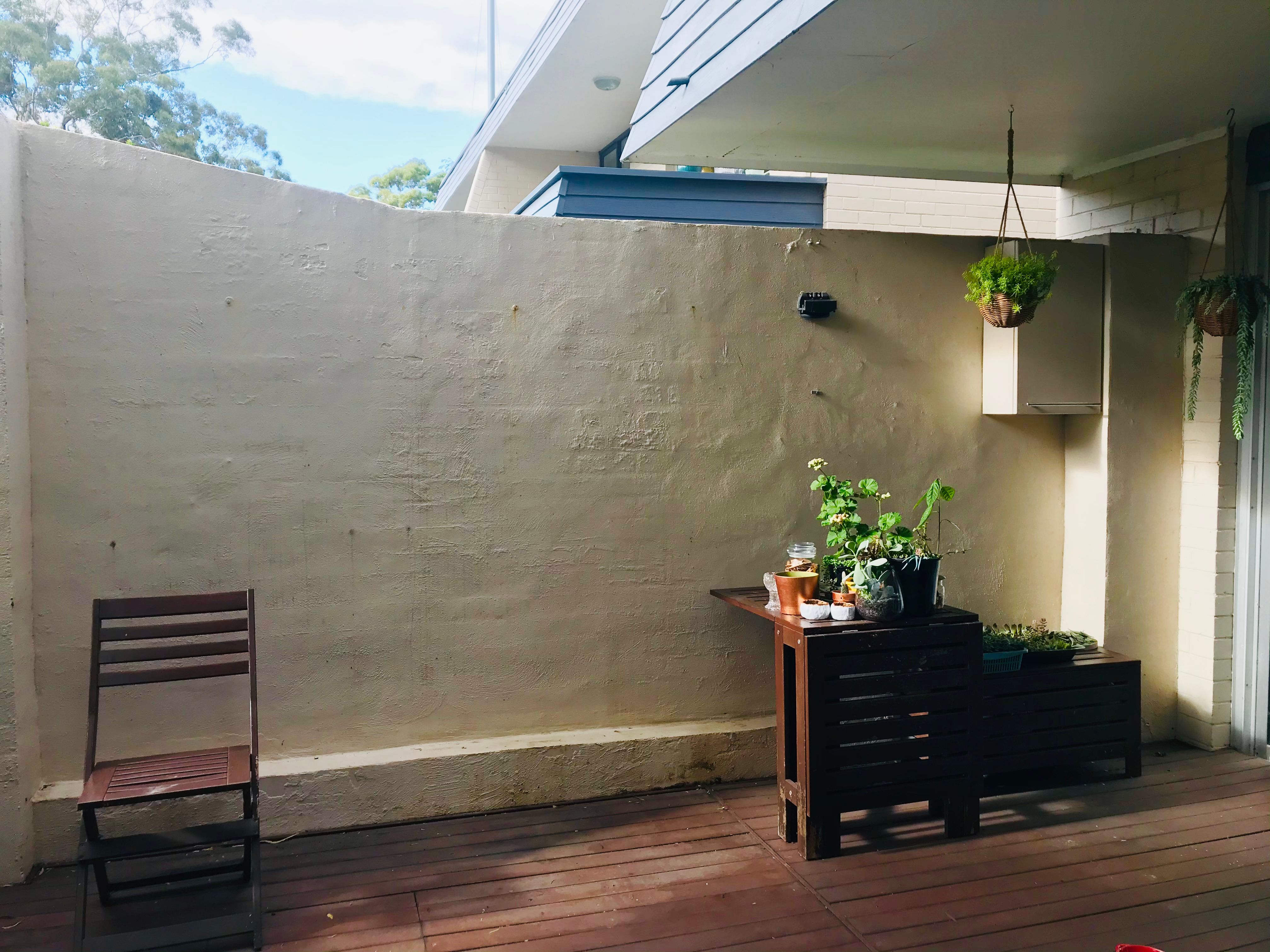 Courtyard storage using Merbau panels | Bunnings Workshop community
