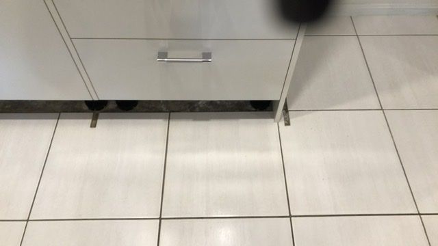 How to fill gaps in tiles from old kitch... | Bunnings Workshop community