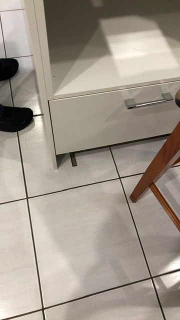 How to fill gaps in tiles from old kitch... | Bunnings Workshop community