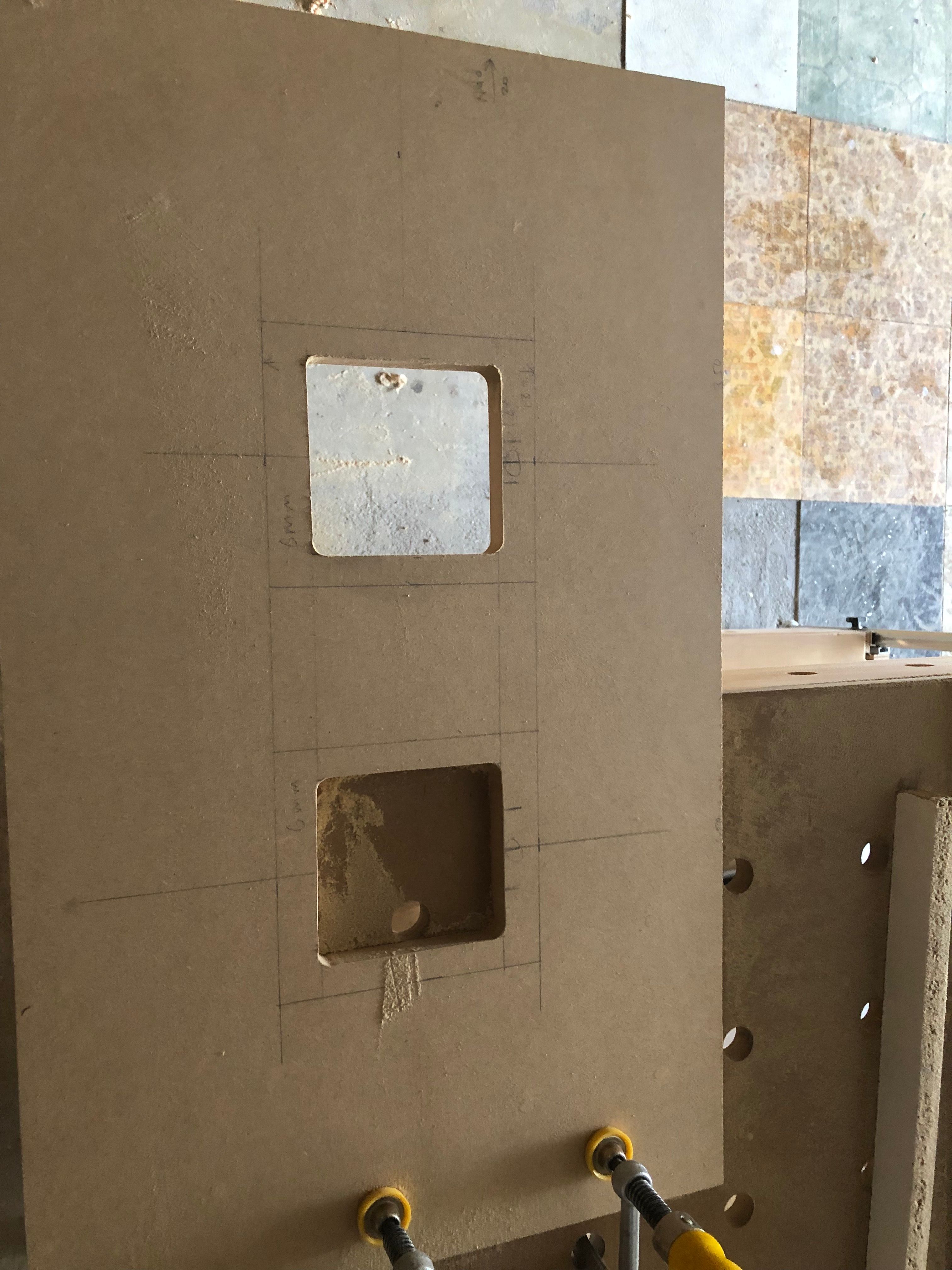 Dual trimmers fitted to small router cup... | Bunnings Workshop community