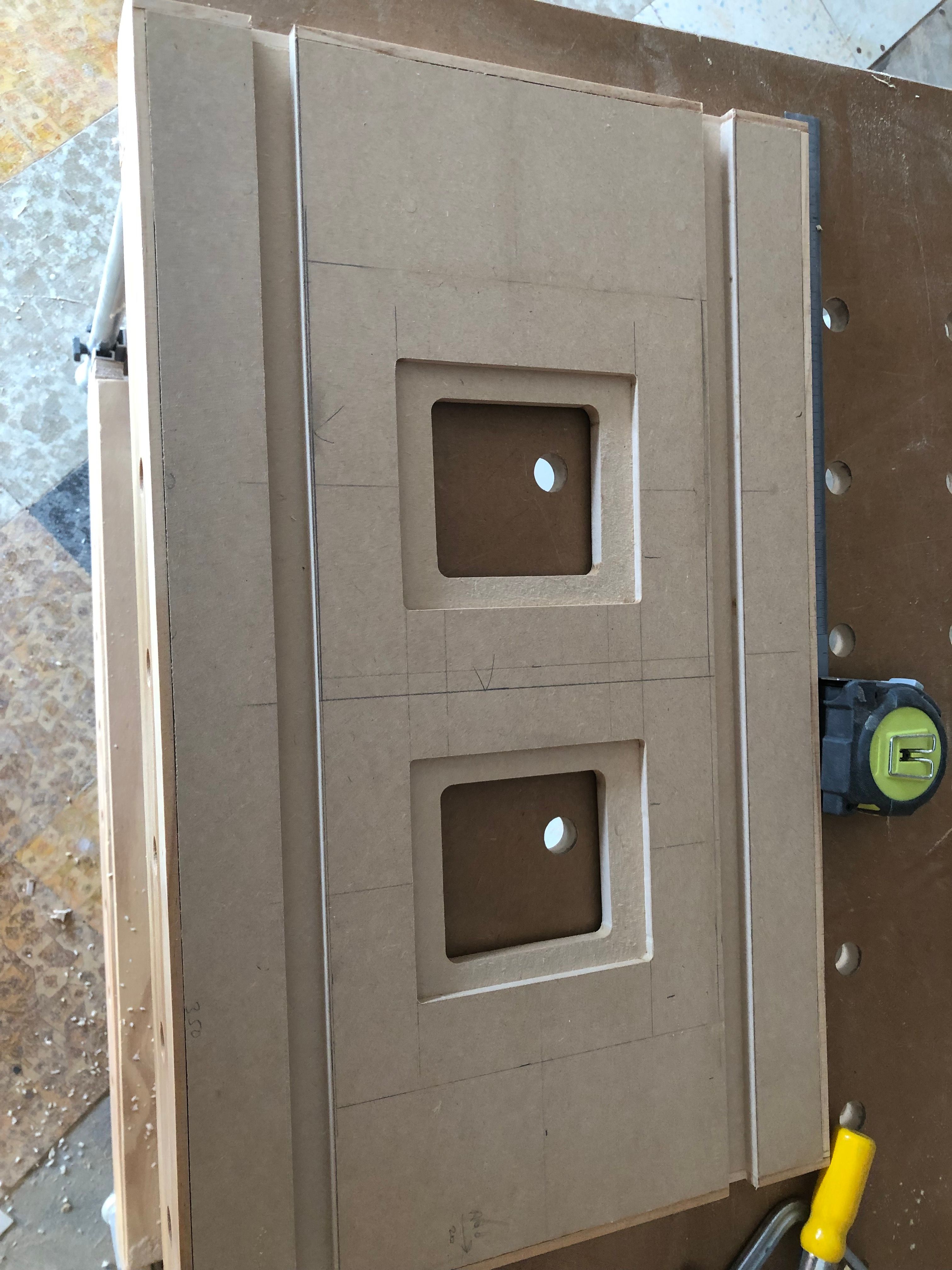 Dual trimmers fitted to small router cup... | Bunnings Workshop community