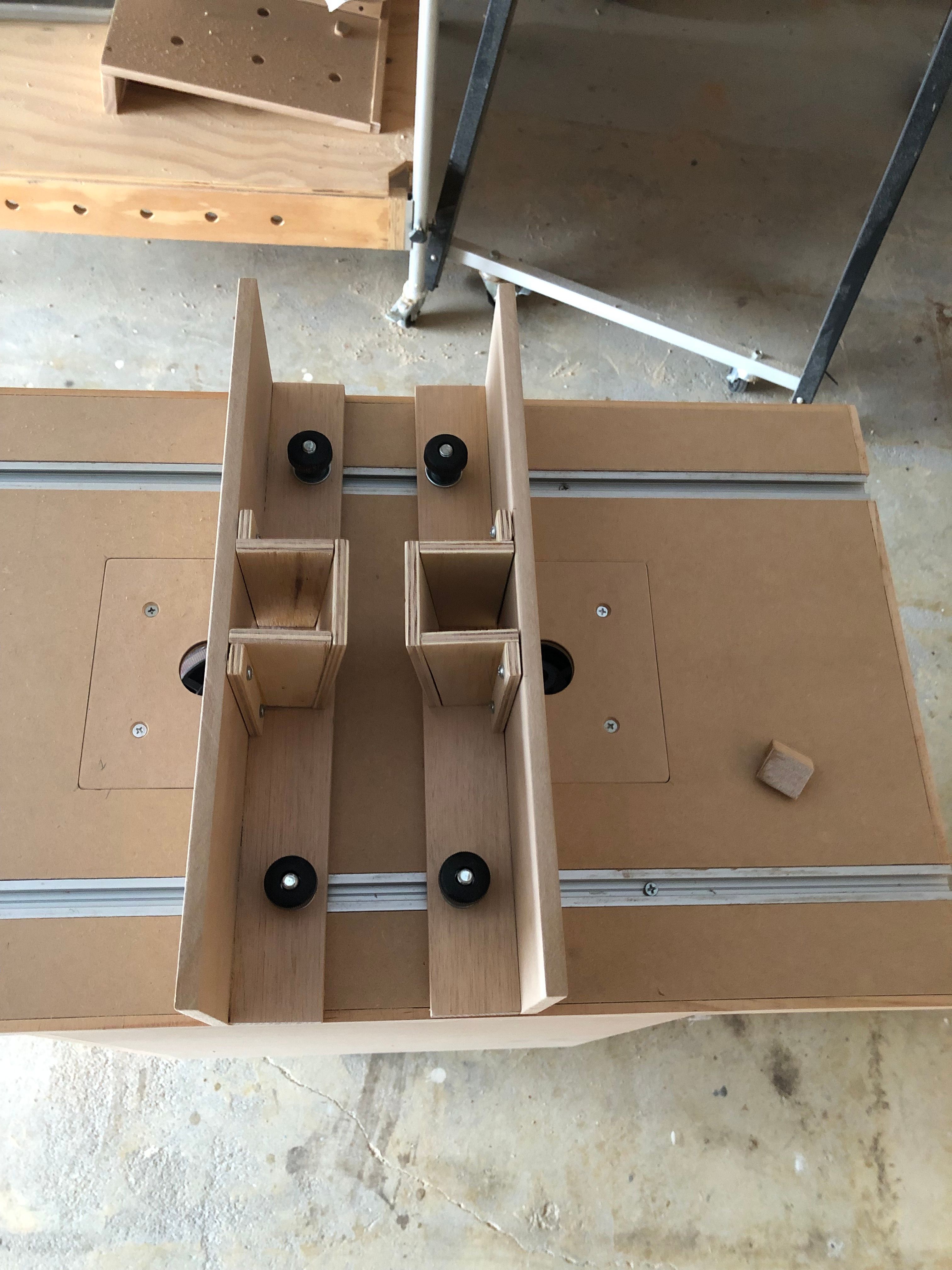 Dual trimmers fitted to small router cup... | Bunnings Workshop community