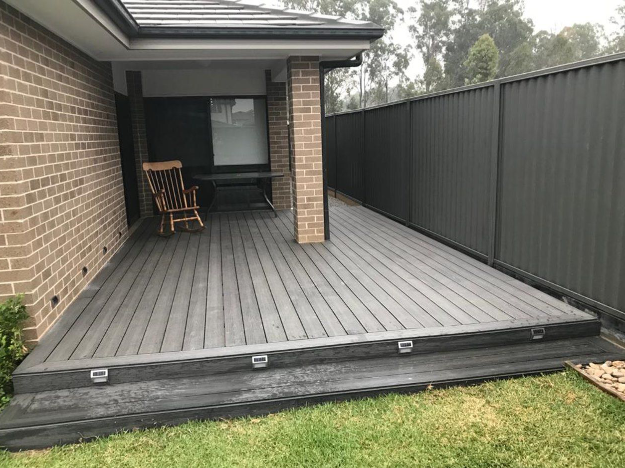 Low-level deck with steps and lighting | Bunnings Workshop community