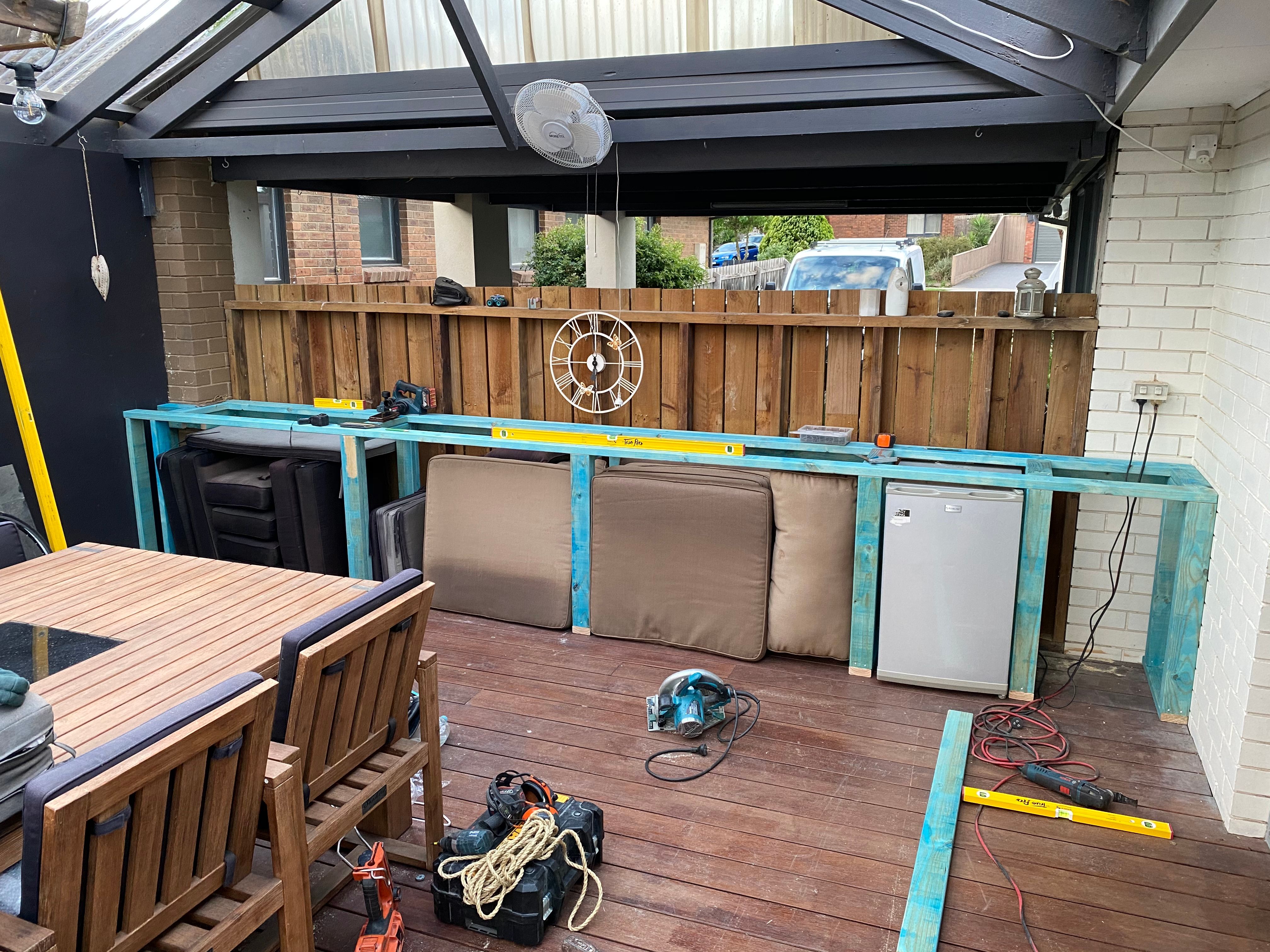 Outdoor entertaining area servery | Bunnings Workshop community
