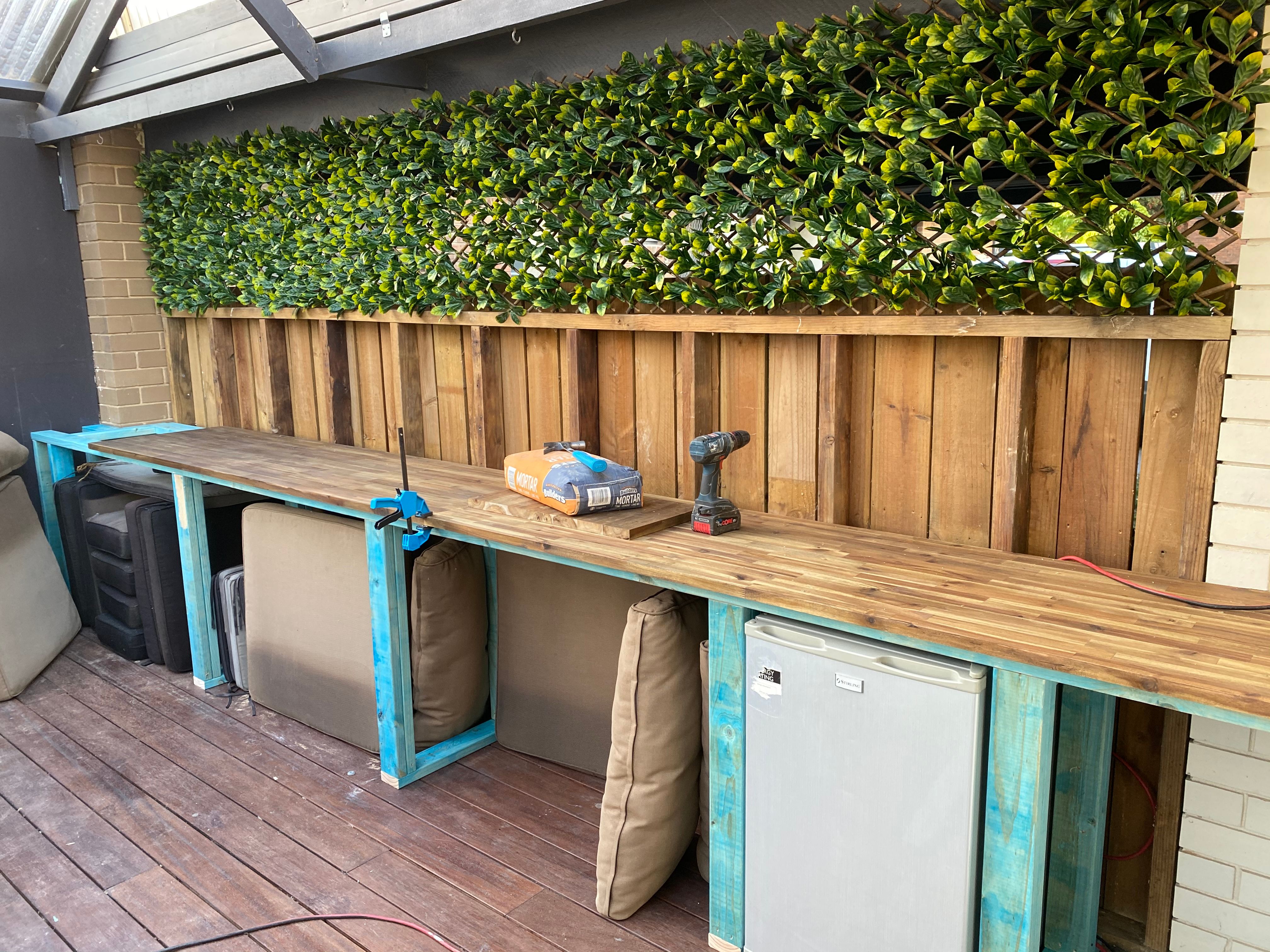 Outdoor entertaining area servery | Bunnings Workshop community