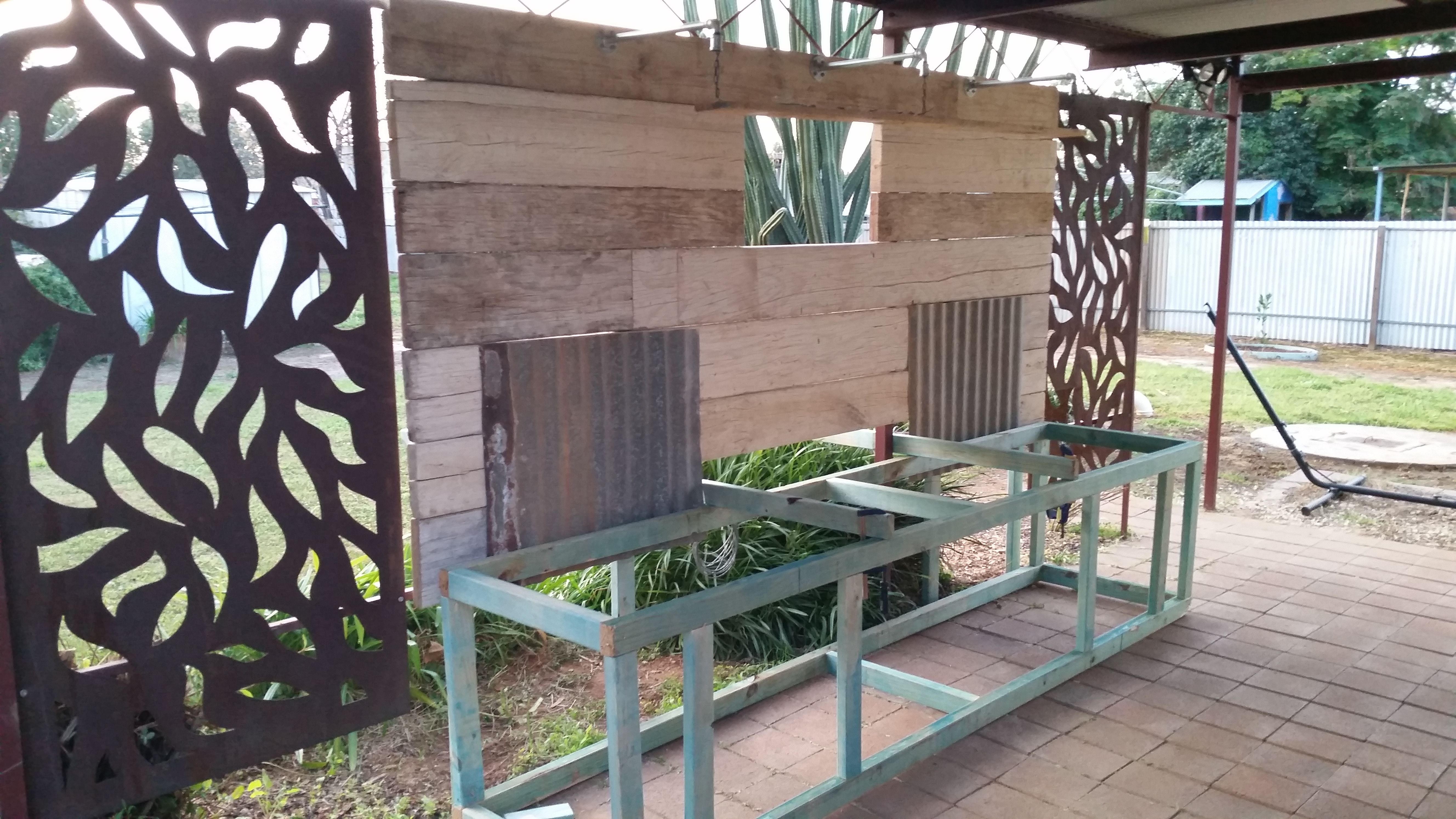 Rustic entertaining area with built-in b... | Bunnings Workshop community