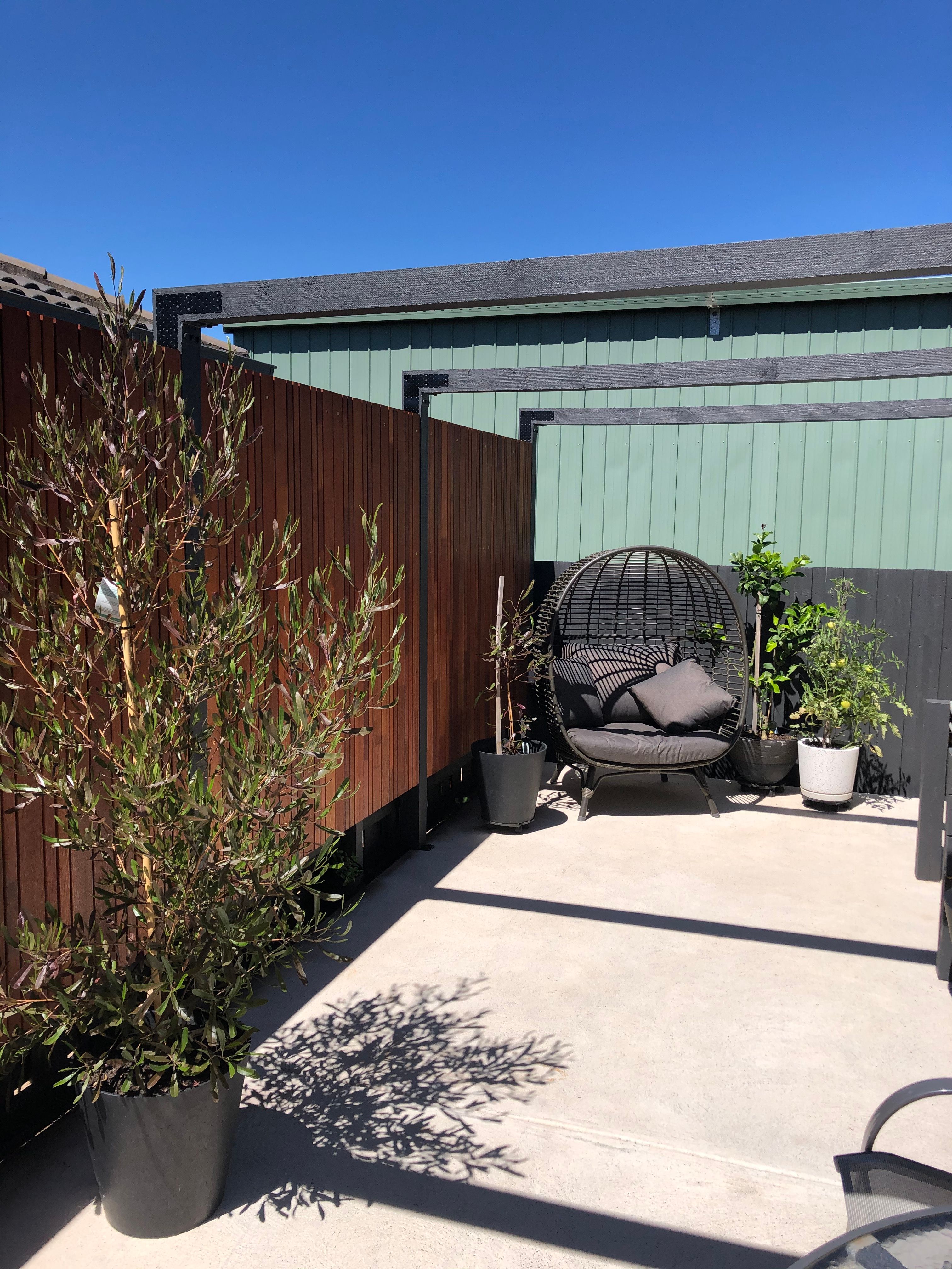 Ugly fence be gone using Merbau panels | Bunnings Workshop community