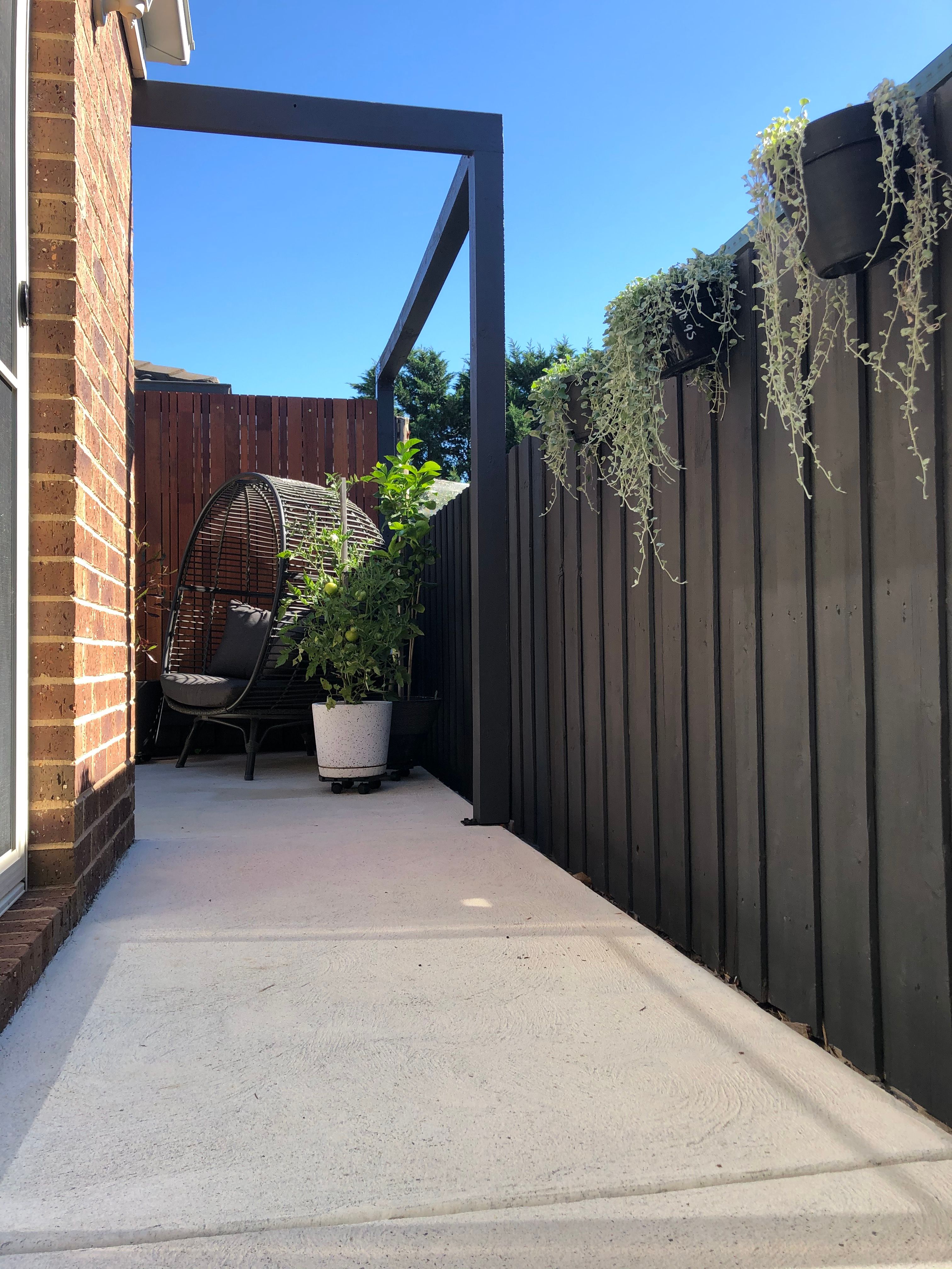 Ugly fence be gone using Merbau panels | Bunnings Workshop community