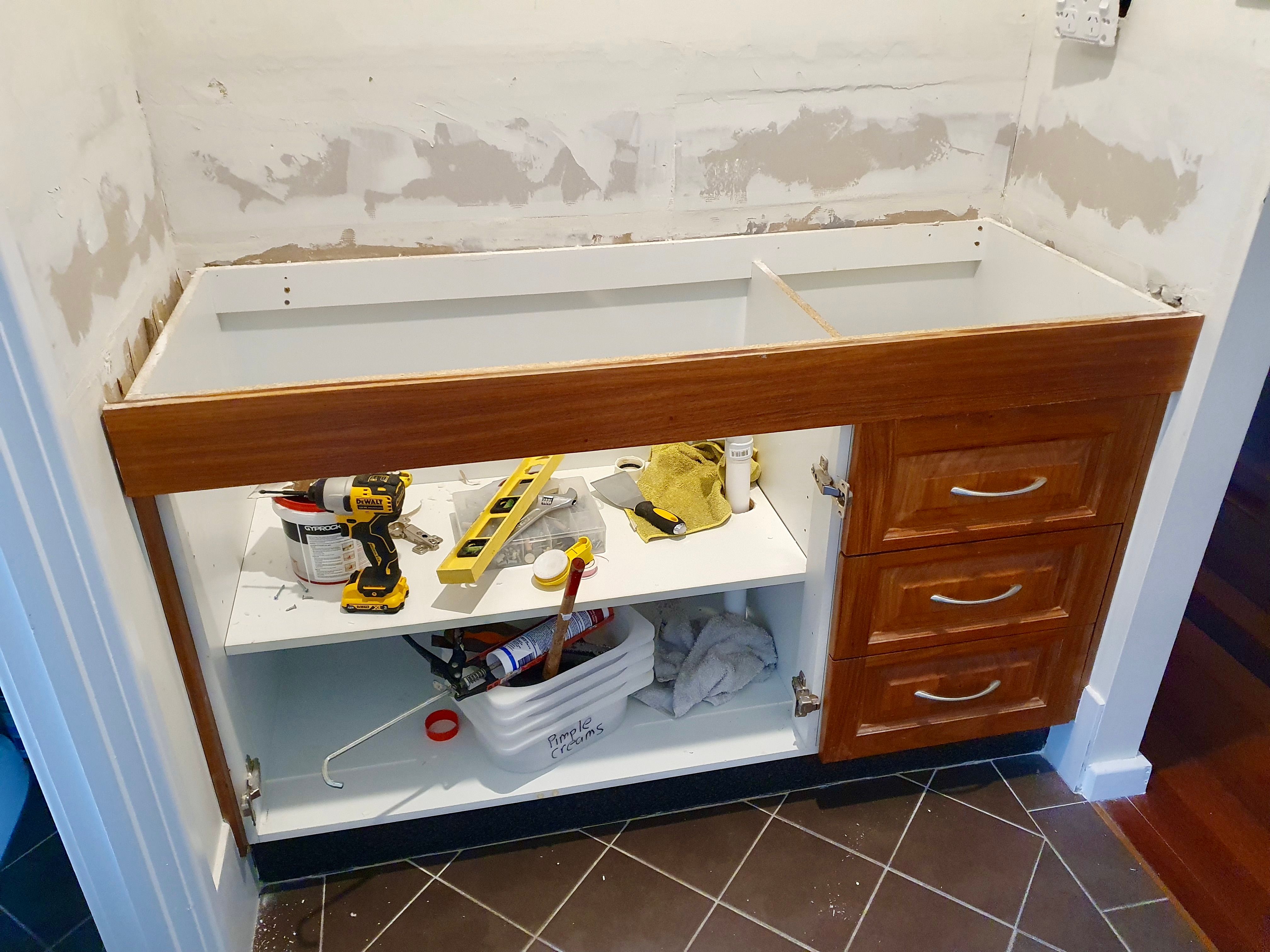 Family bathroom vanity makeover | Bunnings Workshop community