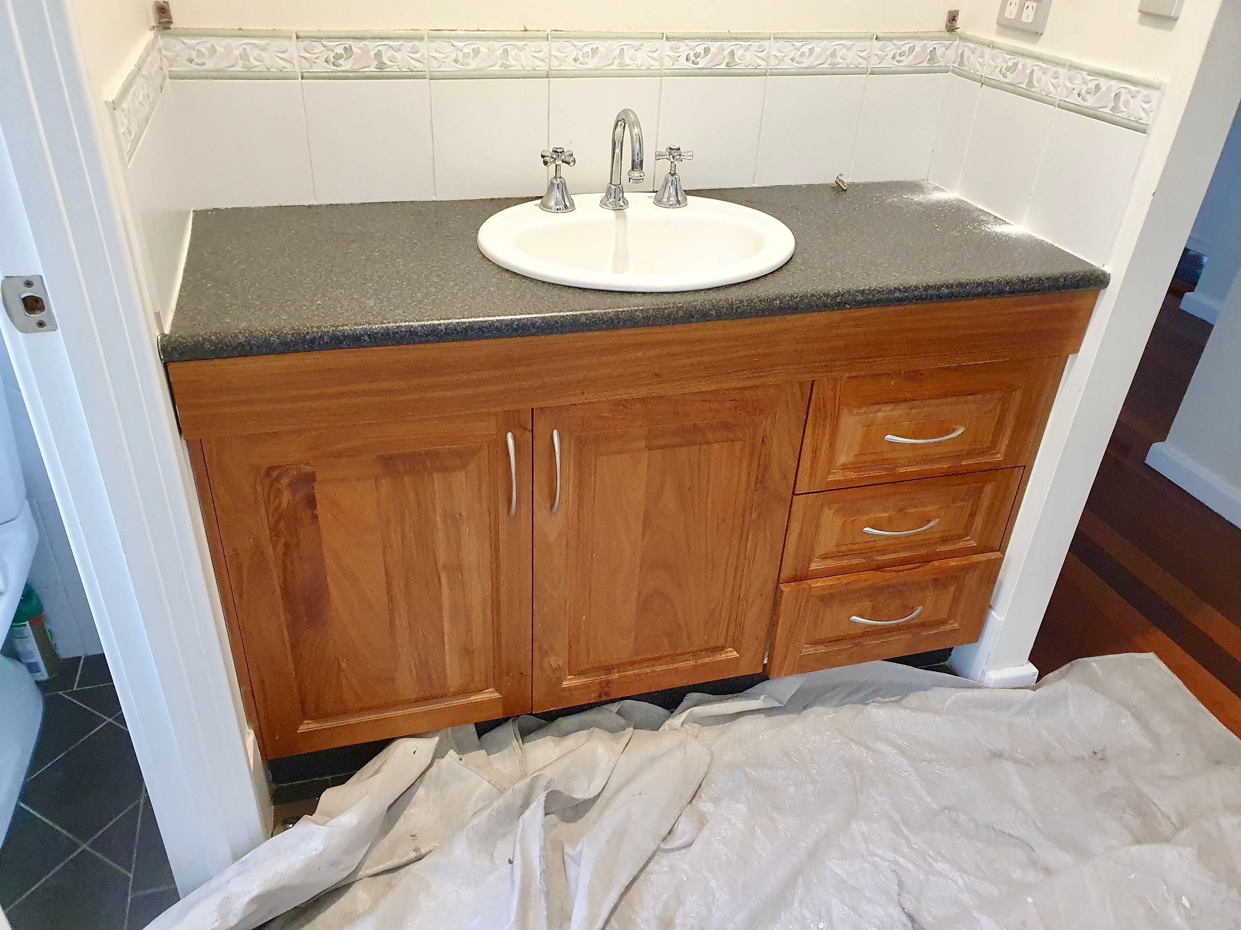 Family bathroom vanity makeover | Bunnings Workshop community