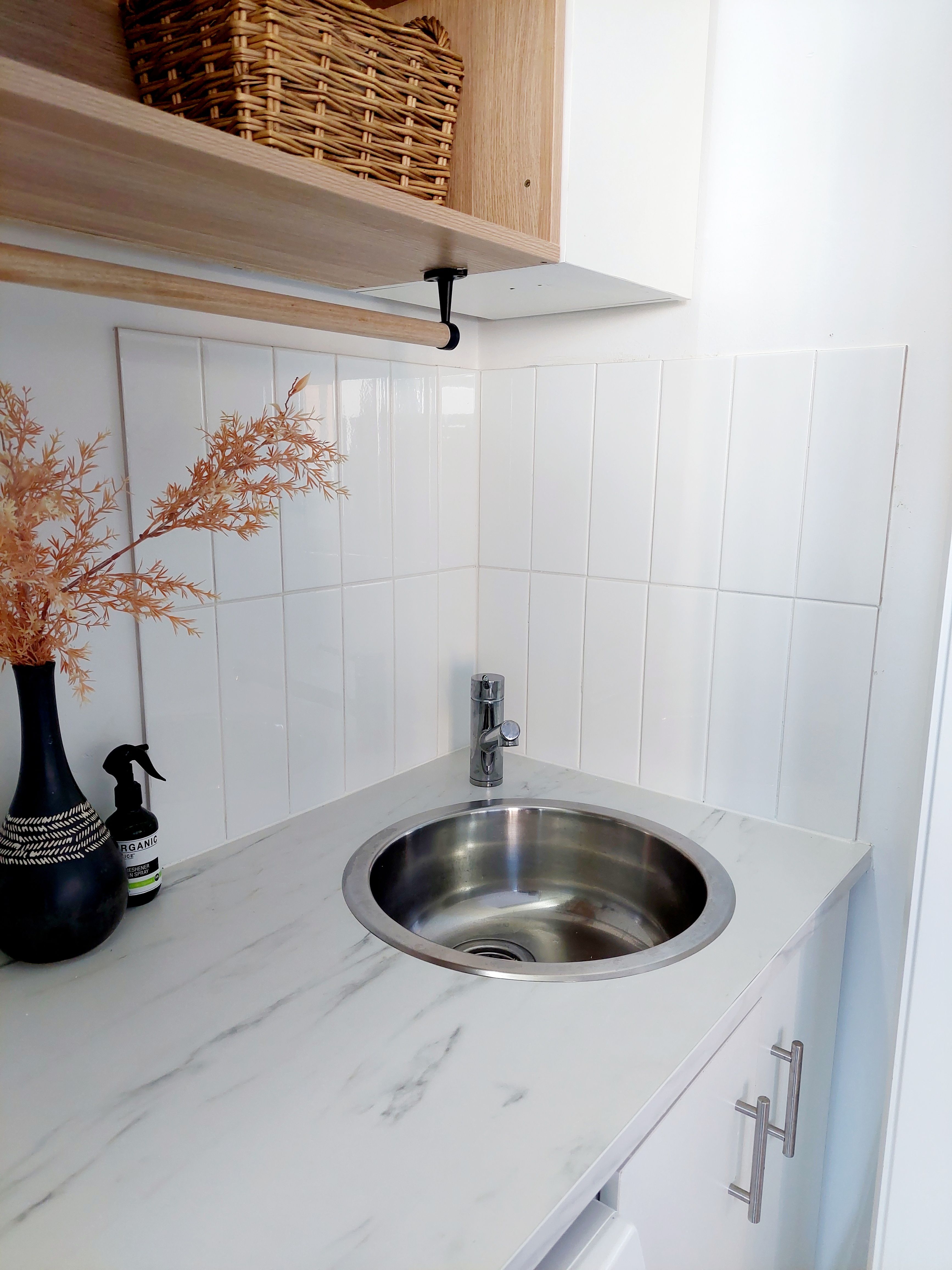 Tiled laundry splashback | Bunnings Workshop community