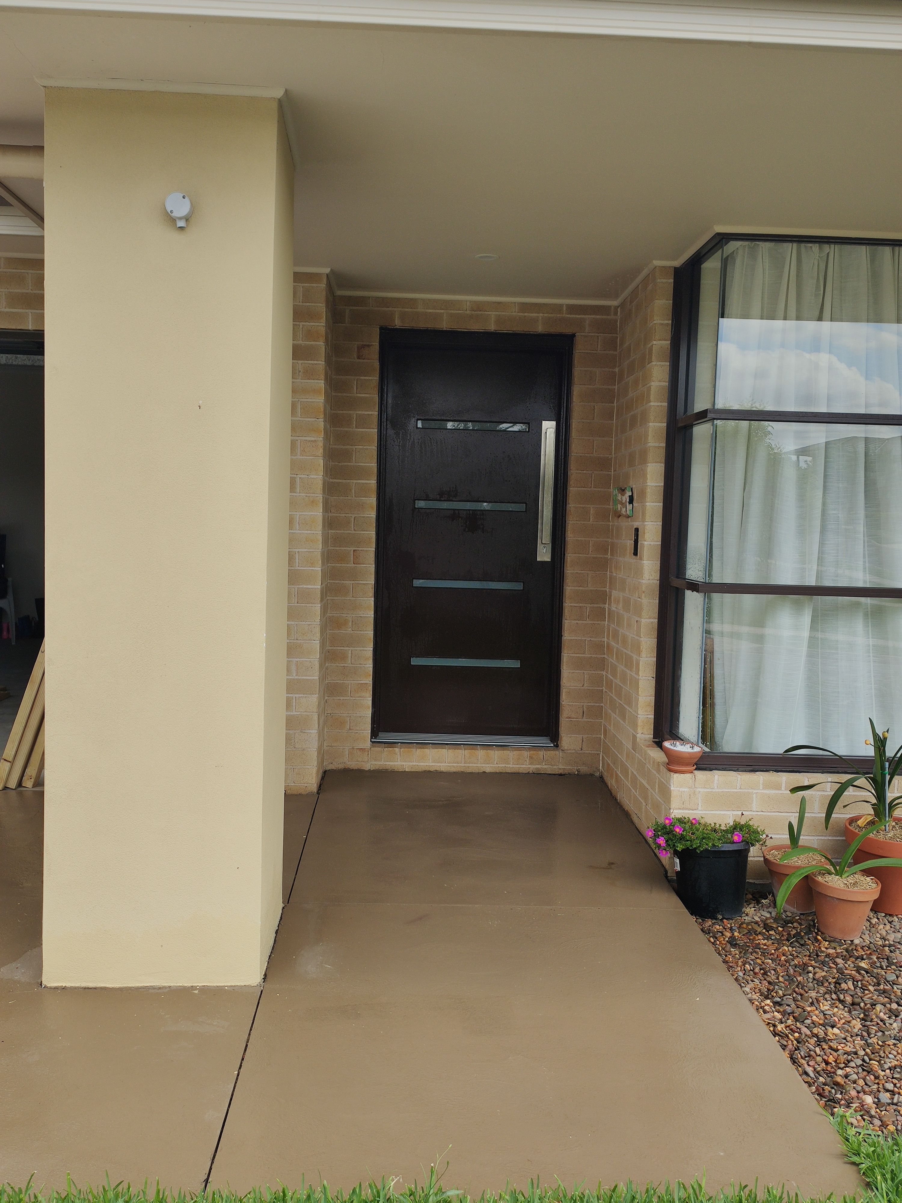 Low-level Merbau deck on a small concret... | Bunnings Workshop community