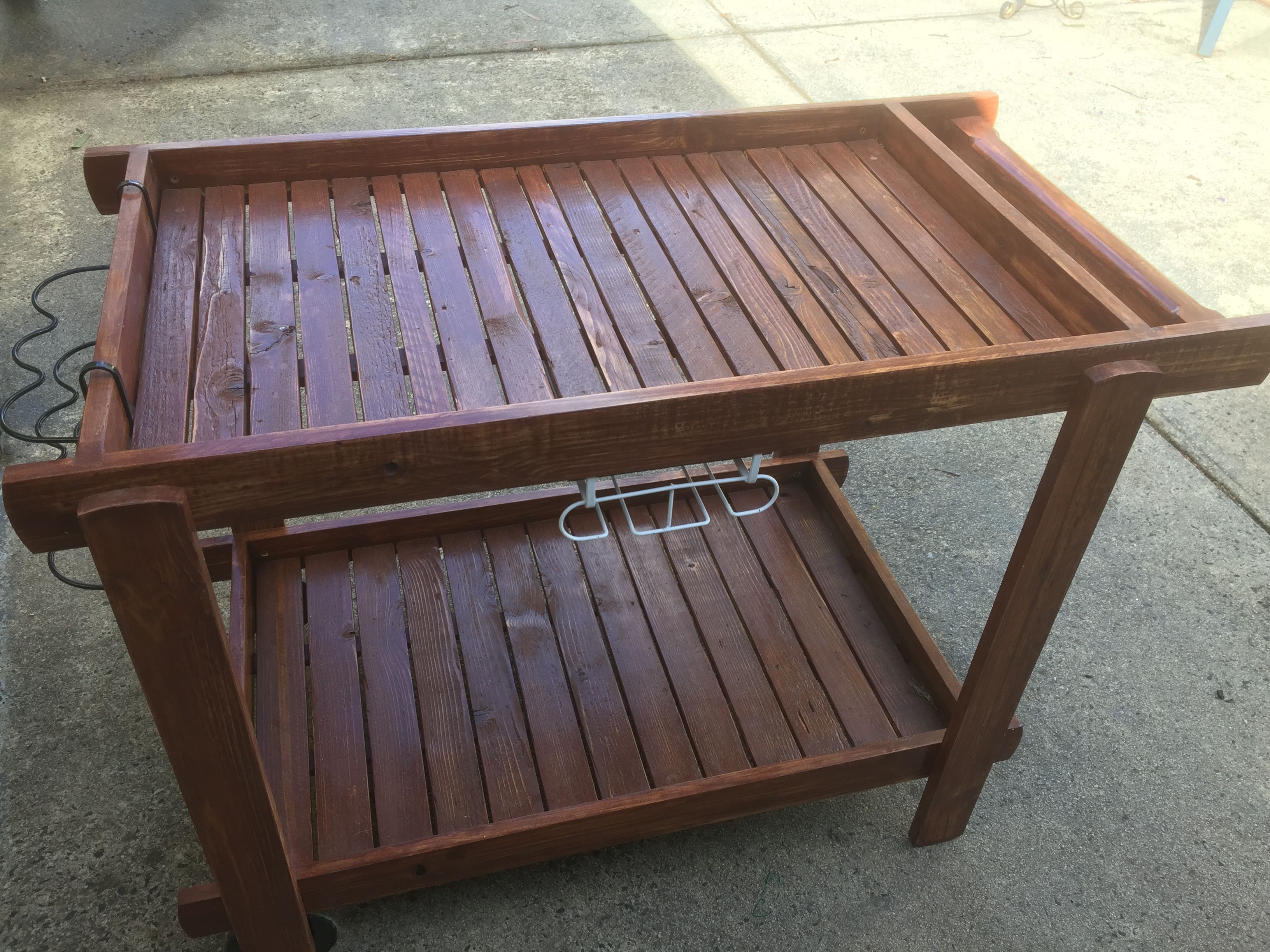 Fold-up timber barbecue table | Bunnings Workshop community