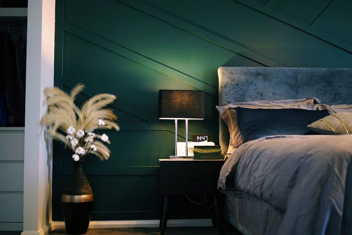 Bedroom feature wall using MDF moulding | Bunnings Workshop community