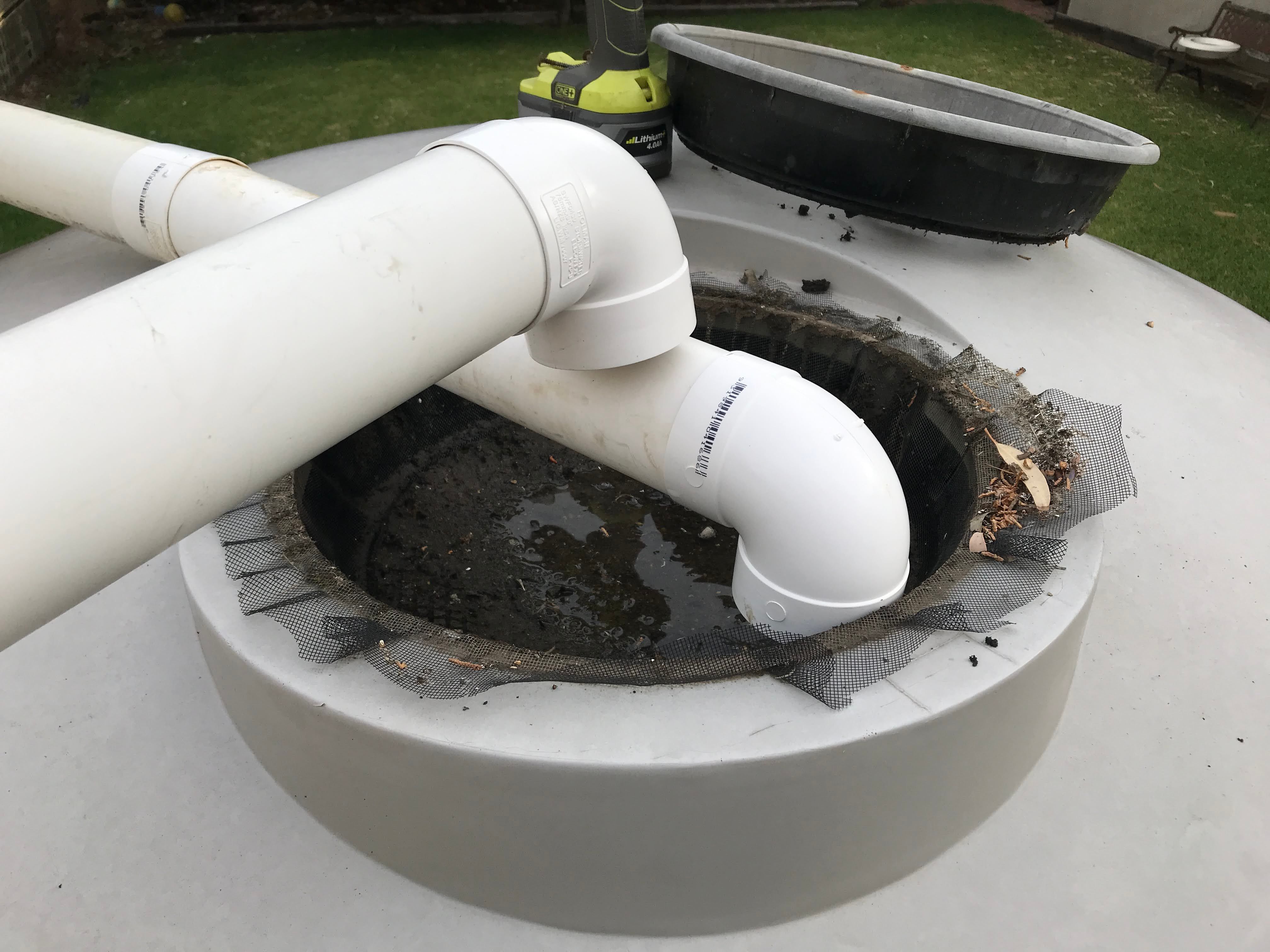 How to stop water tank inlet screen from... | Bunnings Workshop community