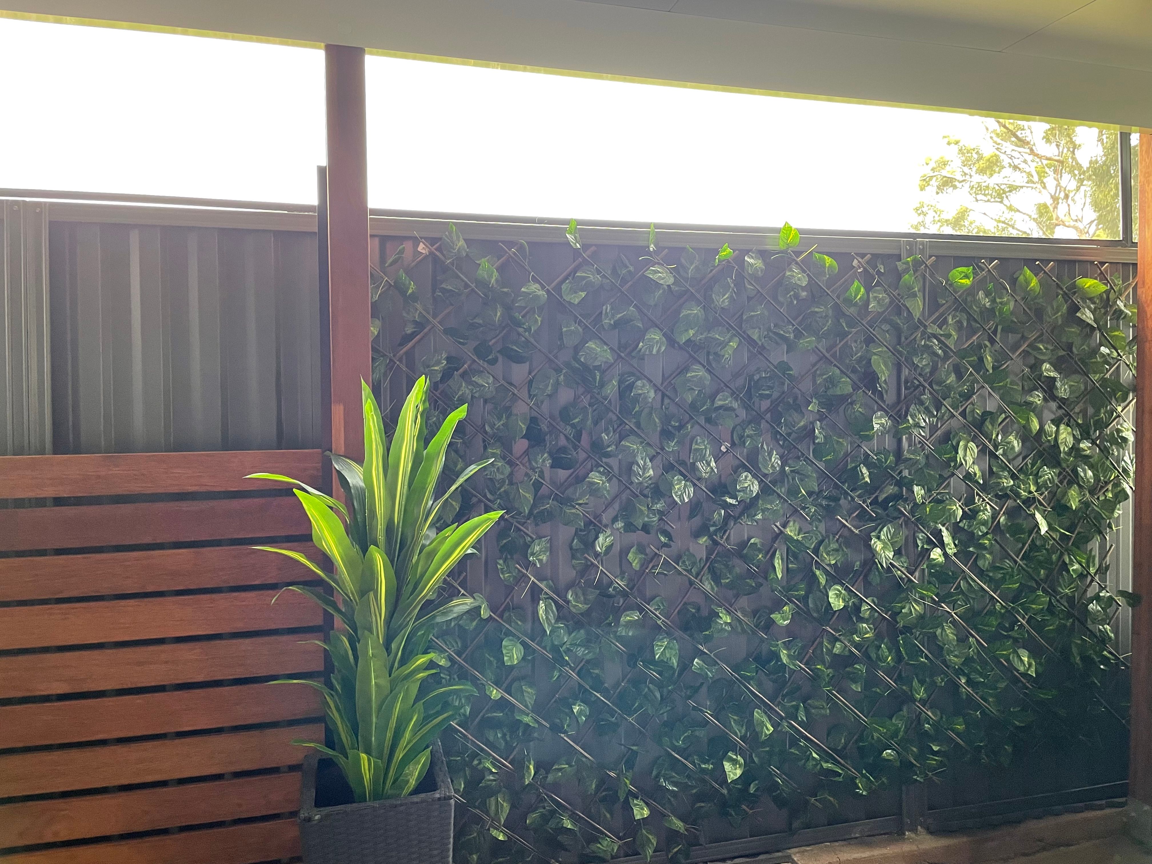 Feature timber screen with Matrix panel | Bunnings Workshop community
