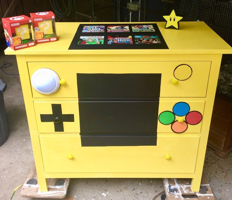 Faux game console drawers! | Bunnings Workshop community